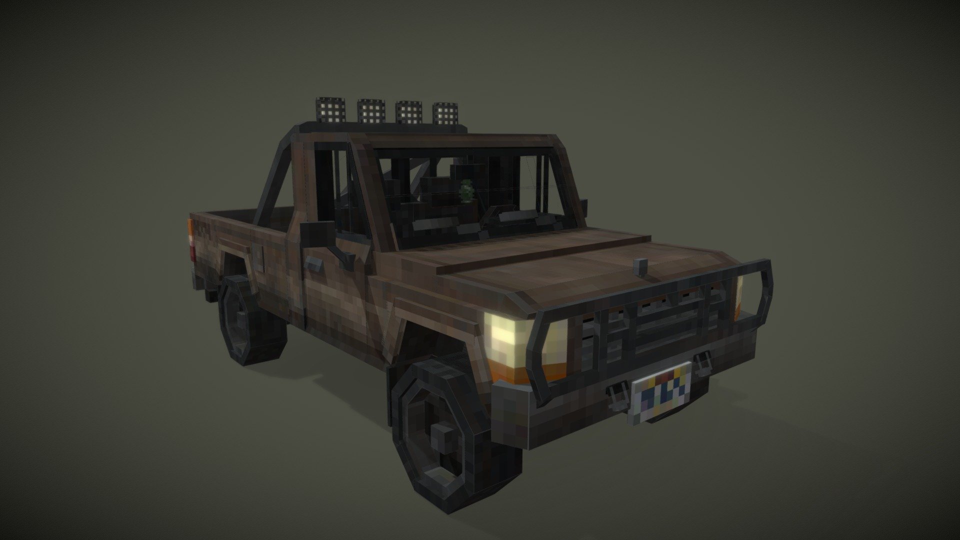 Pickup (animated) - 3D model by D`White (@D_White) [c9c9b02] - Sketchfab