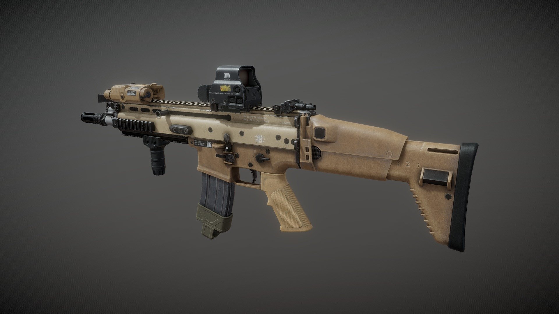 Scar-L Assault Rifle - 3D model by TonaTerry [c9ca08c] - Sketchfab