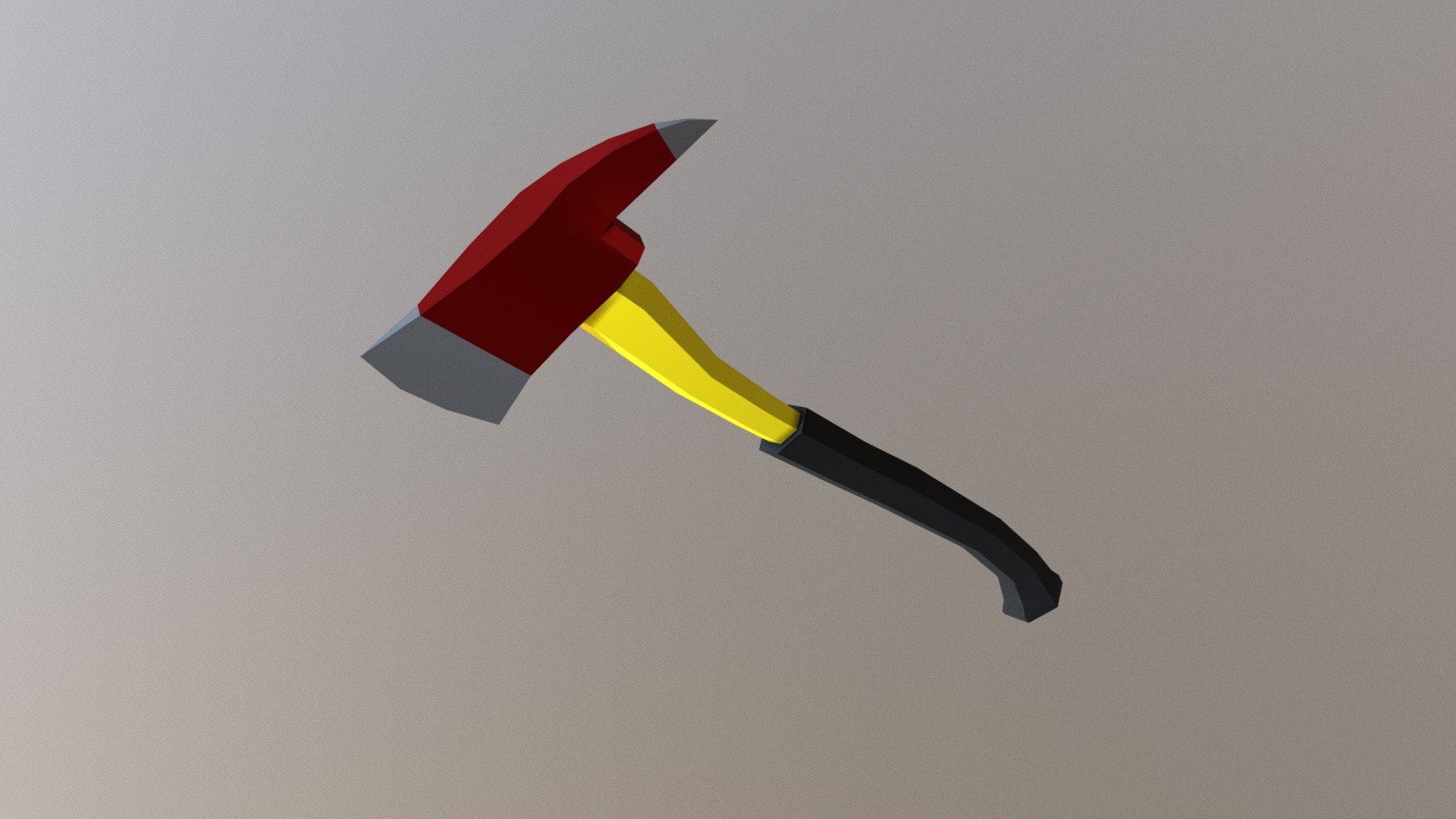 Fire Axe [Low Poly] - 3D model by BluetoothBoy [c9ca7ce] - Sketchfab