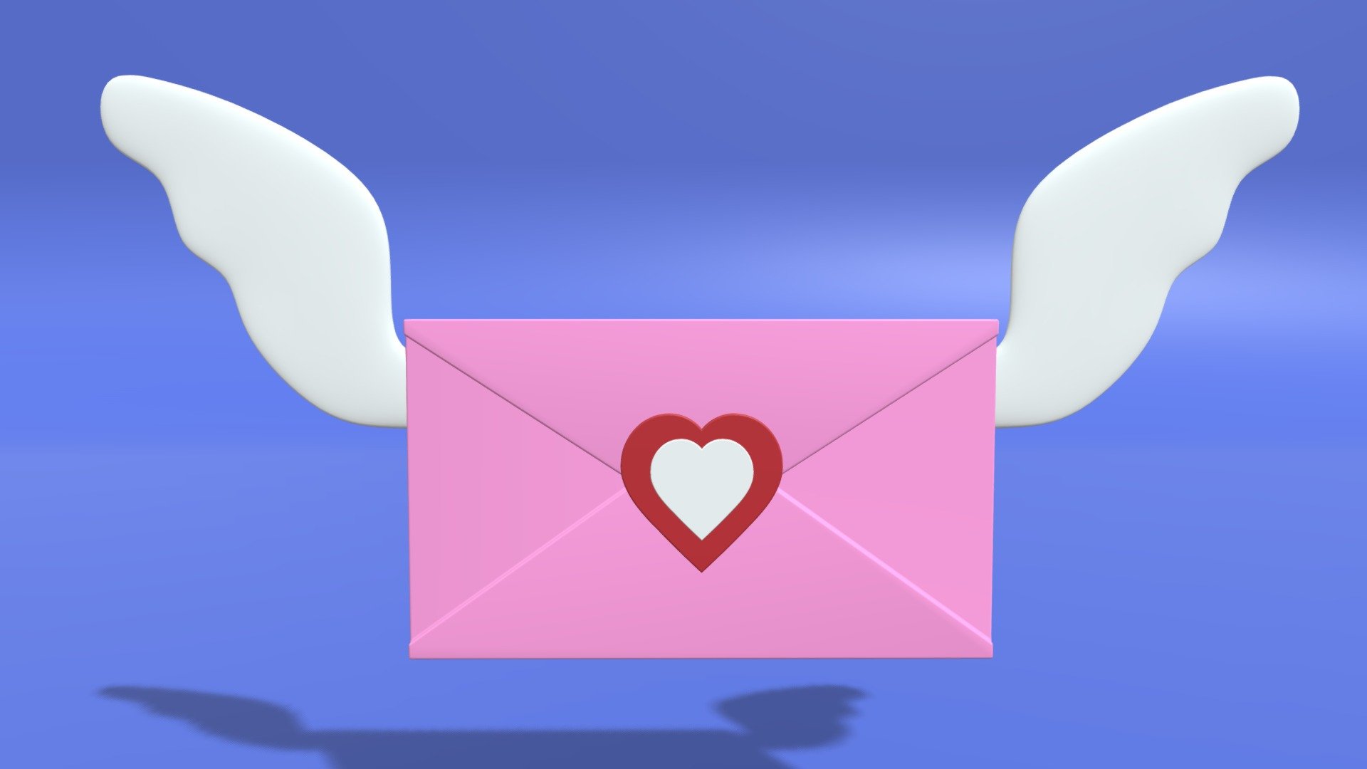 Cartoon Flying Envelope With Wings - Buy Royalty Free 3D model by ...