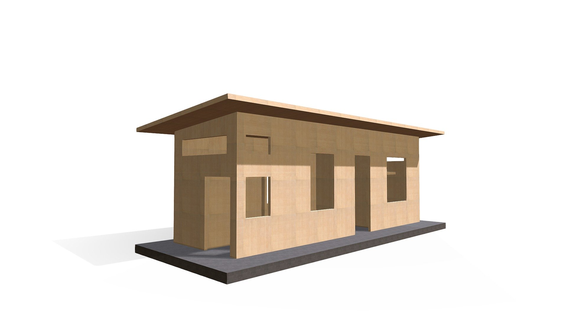 CLT. Garden house - 3D model by Prostodom [c9cc4f3] - Sketchfab