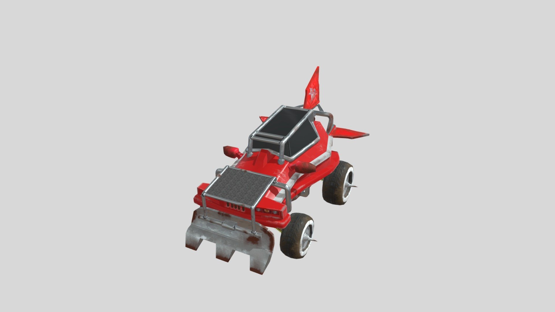 Vehicle inspired by Rock & Roll Racing - 3D model by Henrique Guerra ...