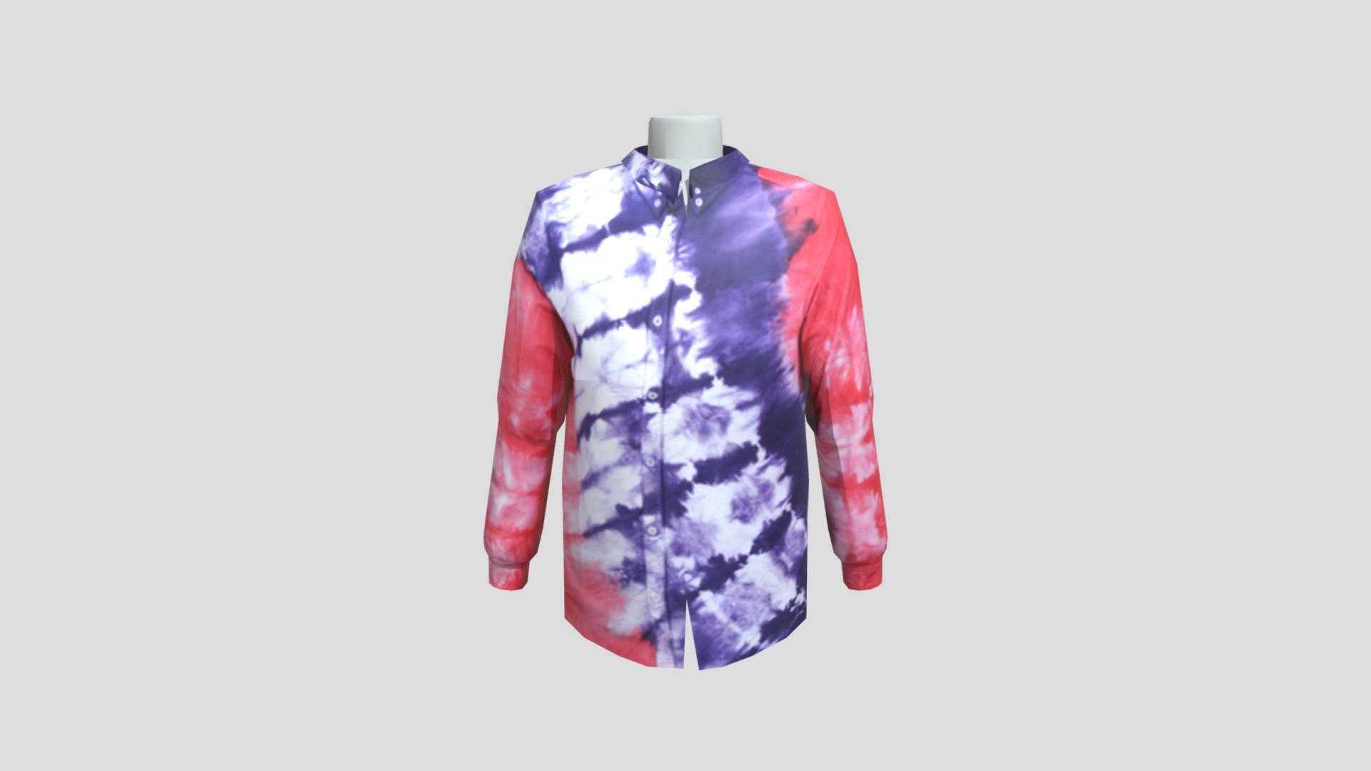 LONG SLEEVE BATIK SHIRT - Download Free 3D model by eeelabvisual ...