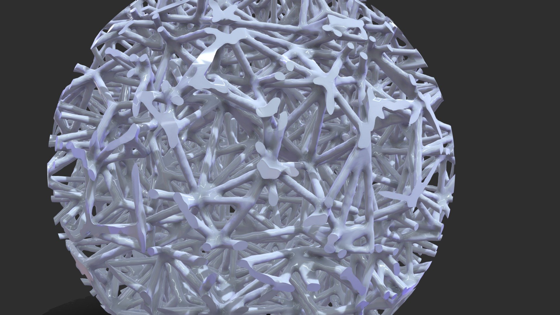 Sphere Foam Network Bone Medical Natural - Buy Royalty Free 3D model by ...