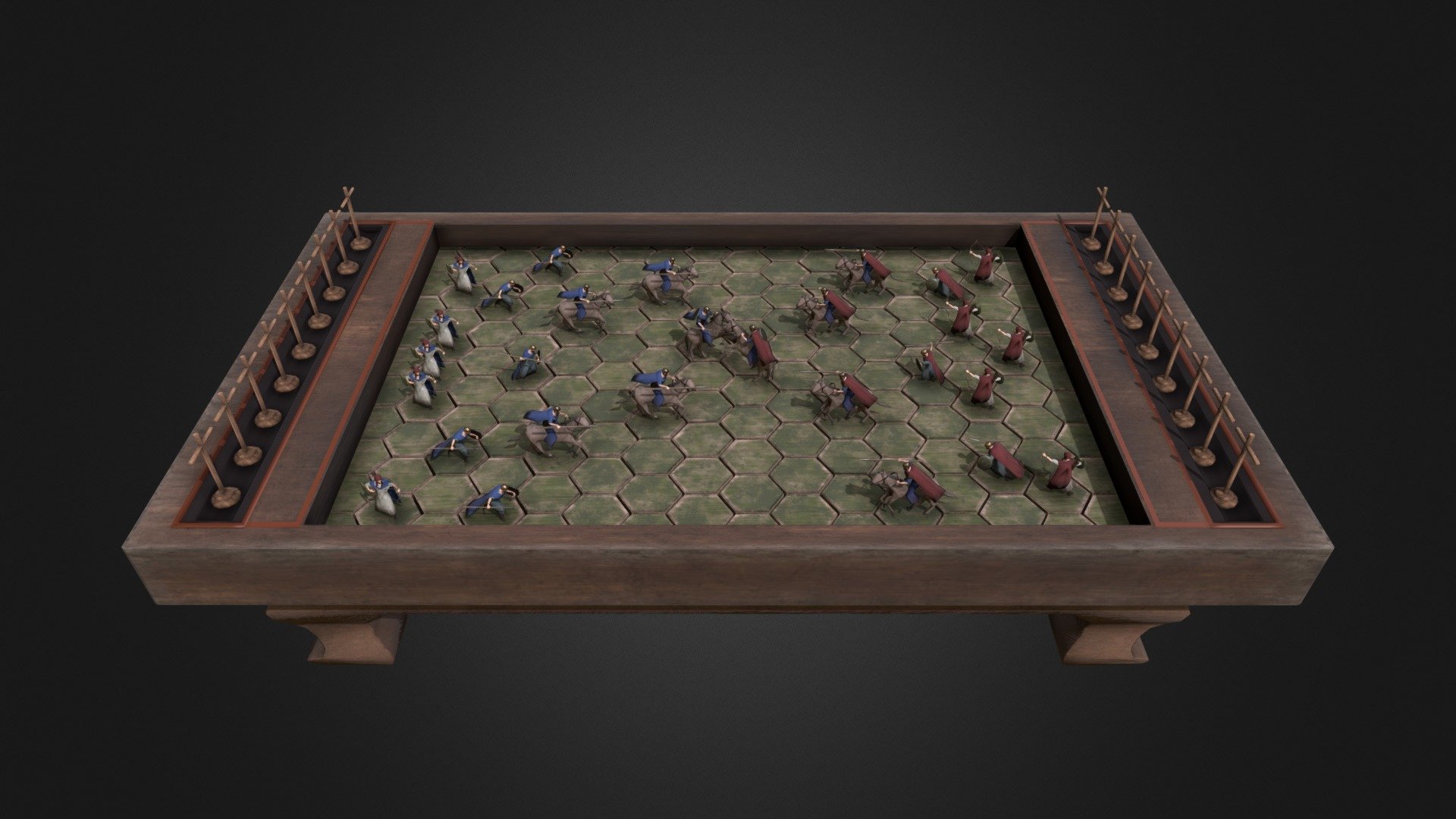 fight_scene - 3D model by Mithraeum (@nataleesha) [c9cf01c] - Sketchfab
