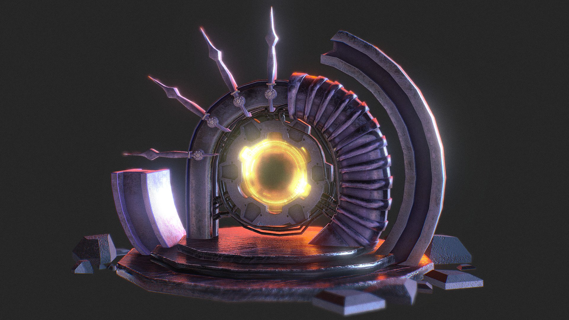 Portal - Download Free 3D model by Milionna [c9cfe59] - Sketchfab