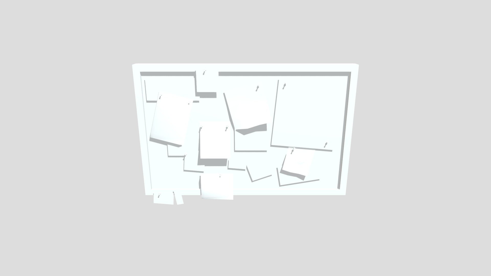 Bulletin Board - 3D model by a109082009 (@a1090822009) [c9d10b0 ...