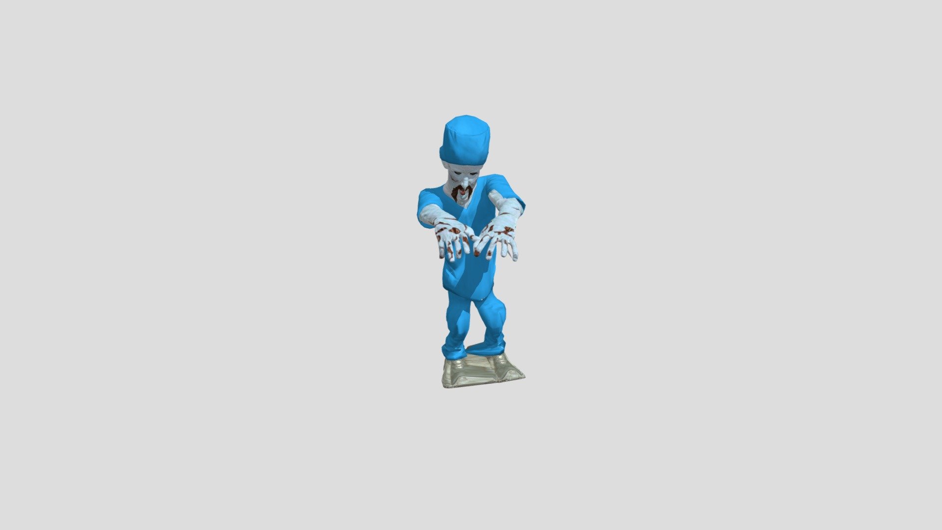 projet2_Psycho_zombie - 3D model by Arn201 [c9d218b] - Sketchfab