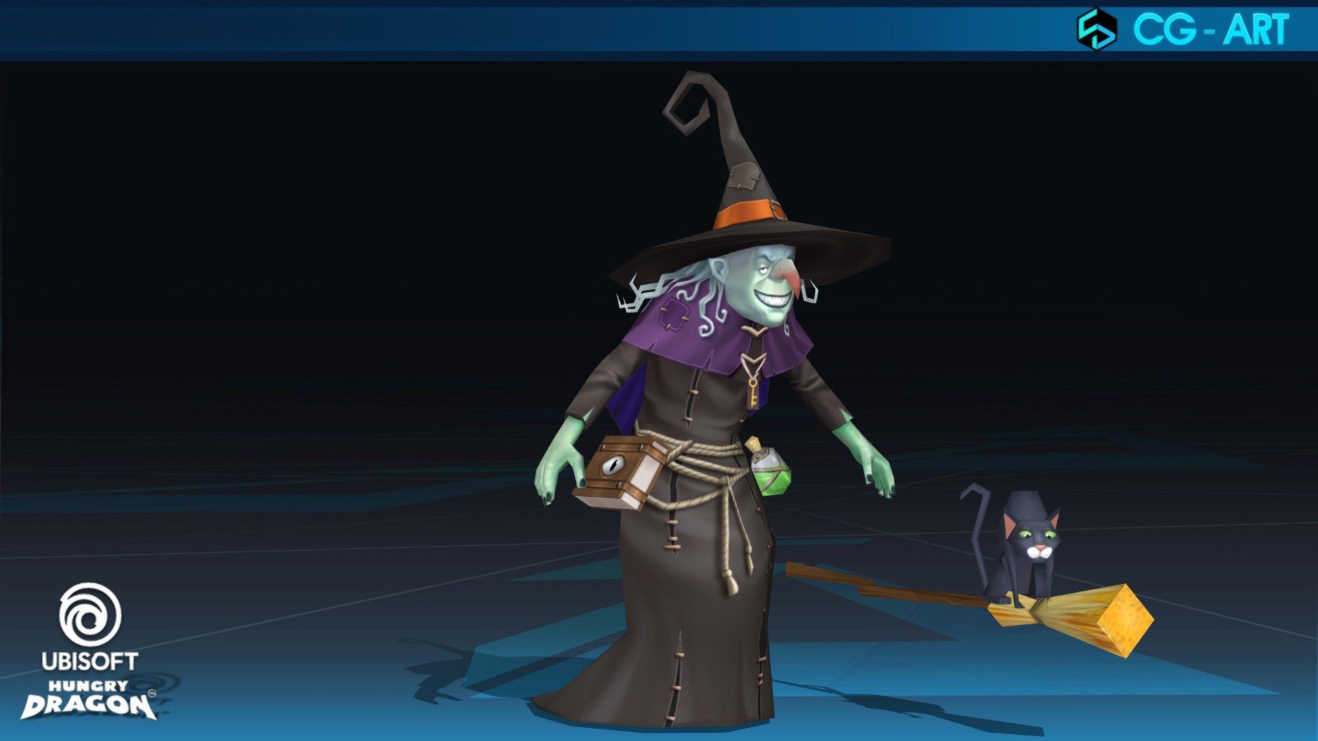 Witch - 3D model by cgart.com (@goart) [c9d25d3] - Sketchfab