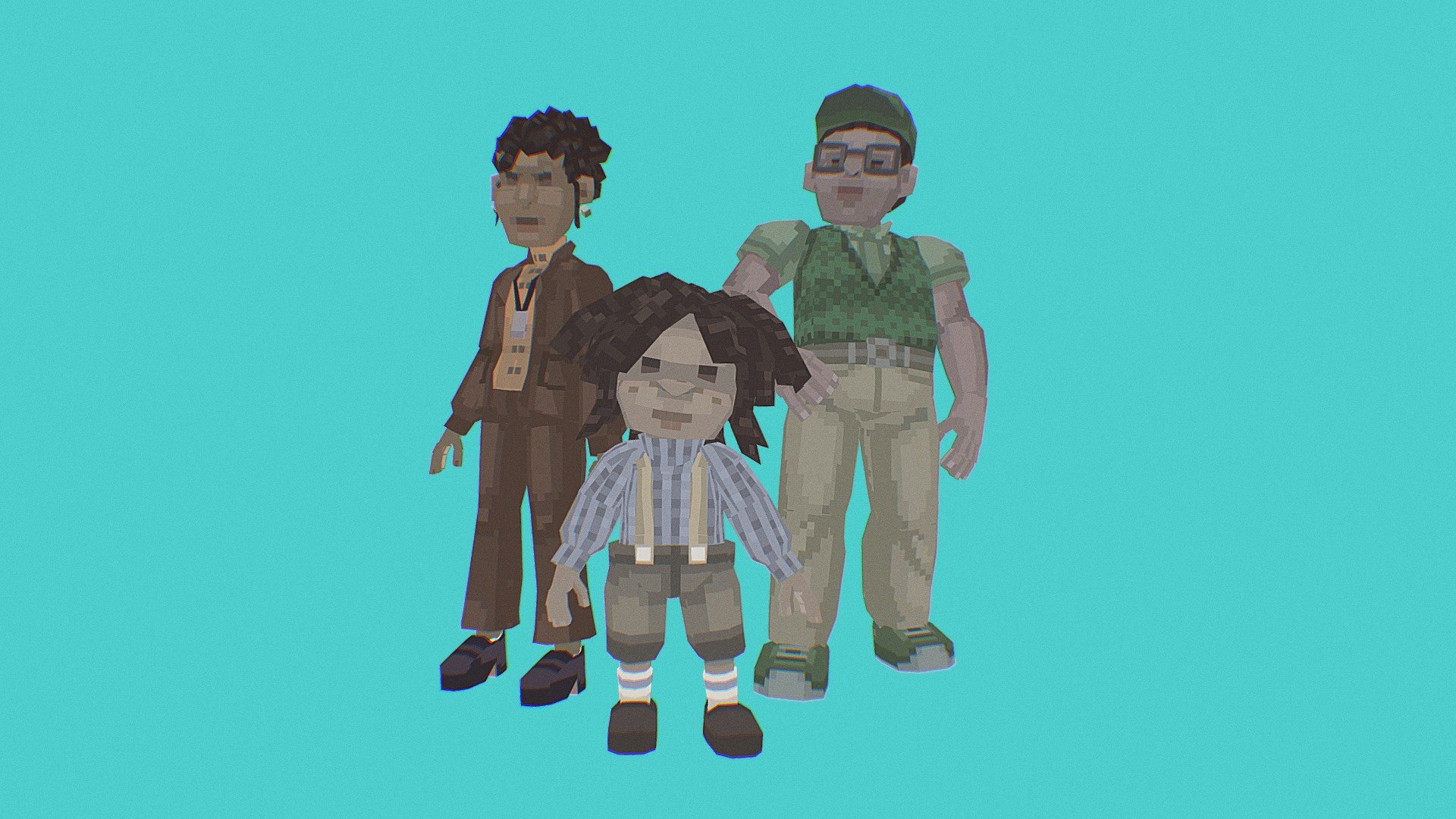 Blockbench - Family - 3D model by MexBot.Arts [c9d40fd] - Sketchfab