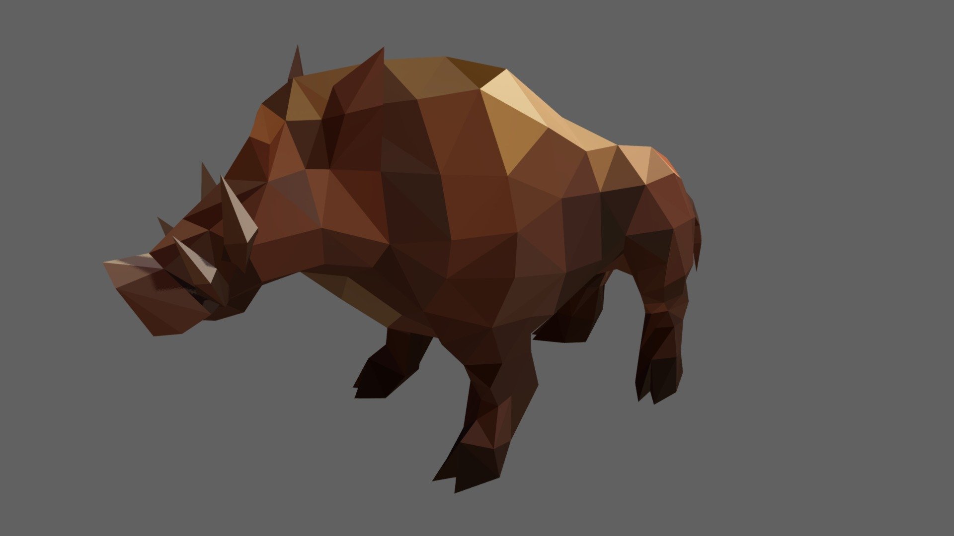 Boar - 3D model by josluat91 [c9d4374] - Sketchfab