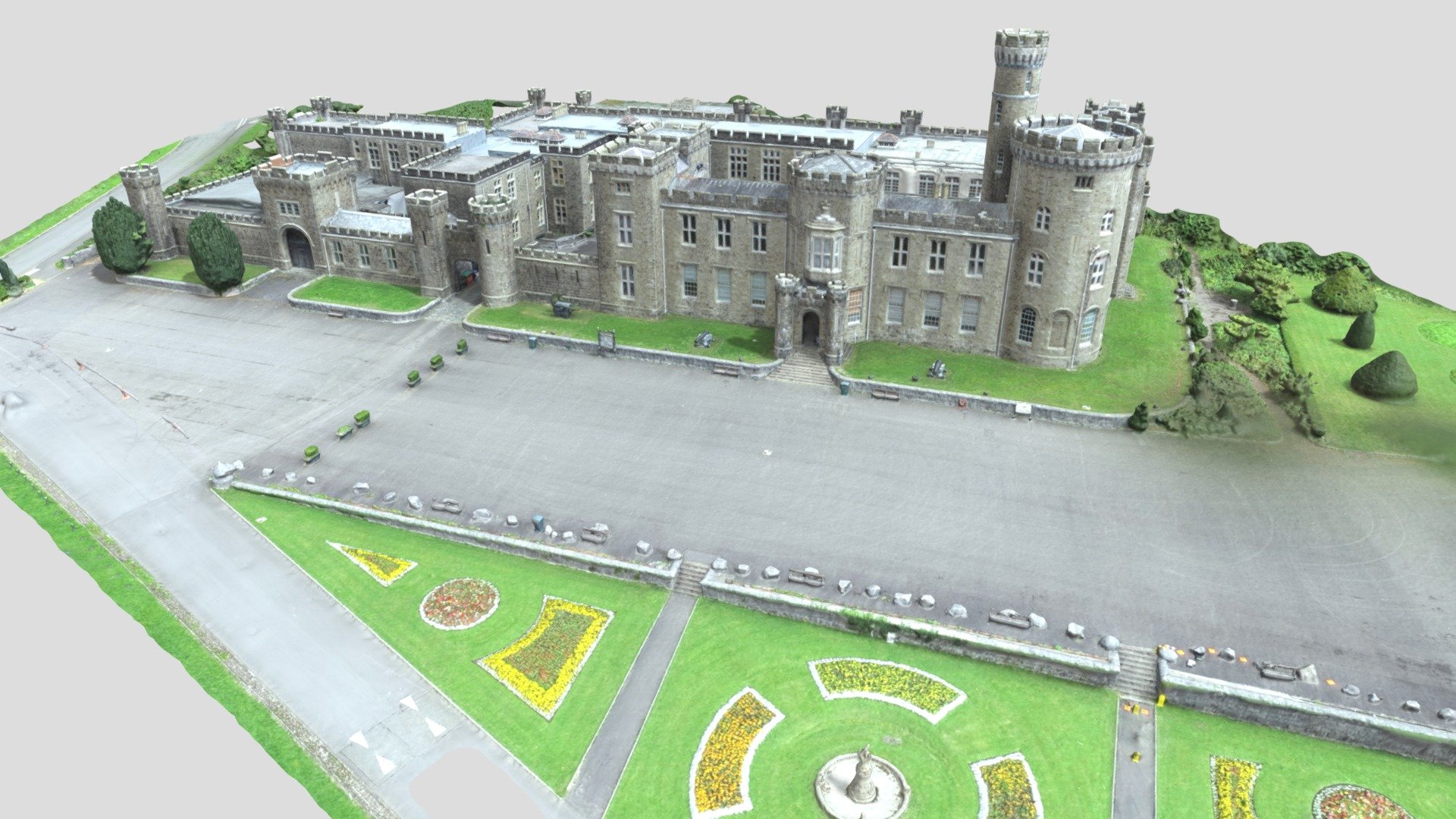 Cyfarthfa Castle, Merthyr Tydfil, South Wales - 3D model by Informatics ...