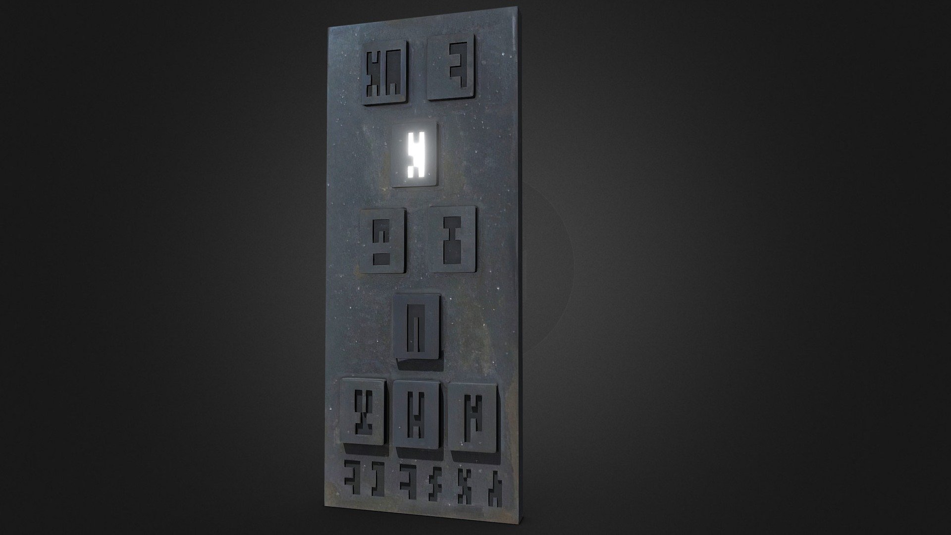 Ancient control ring panel (low poly) - Download Free 3D model by hdl ...