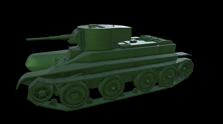 Bt-5 Soviet light tank - 3D model by ngauge.es [c9dc680] - Sketchfab