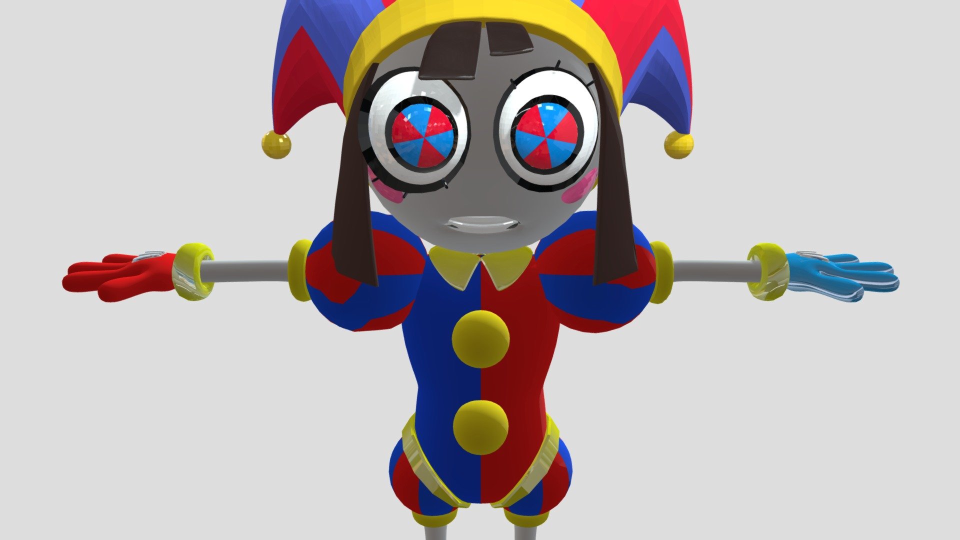 Poppy Studios Pomni - Download Free 3D model by TADC FAN Anass Official ...