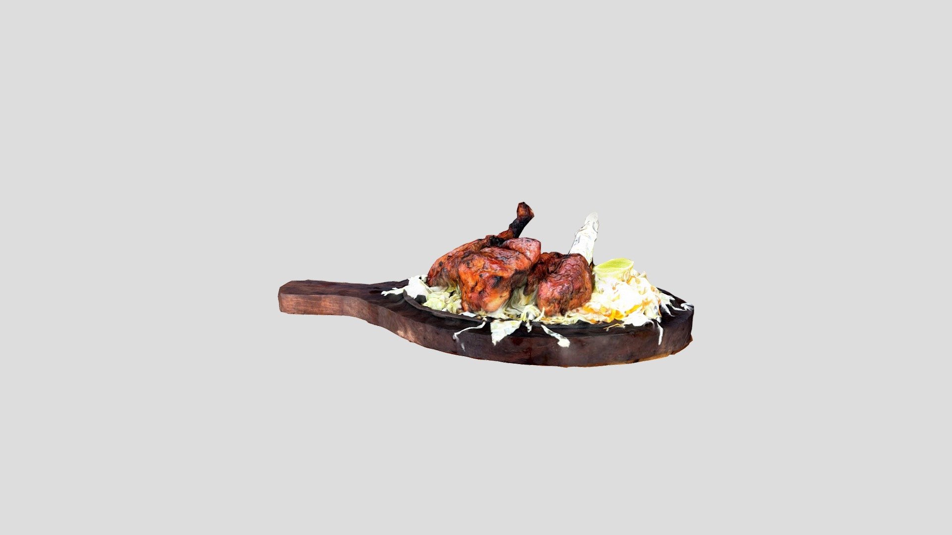 Tandoori Chicken-poly - Download Free 3D model by samuelomo [c9def67 ...