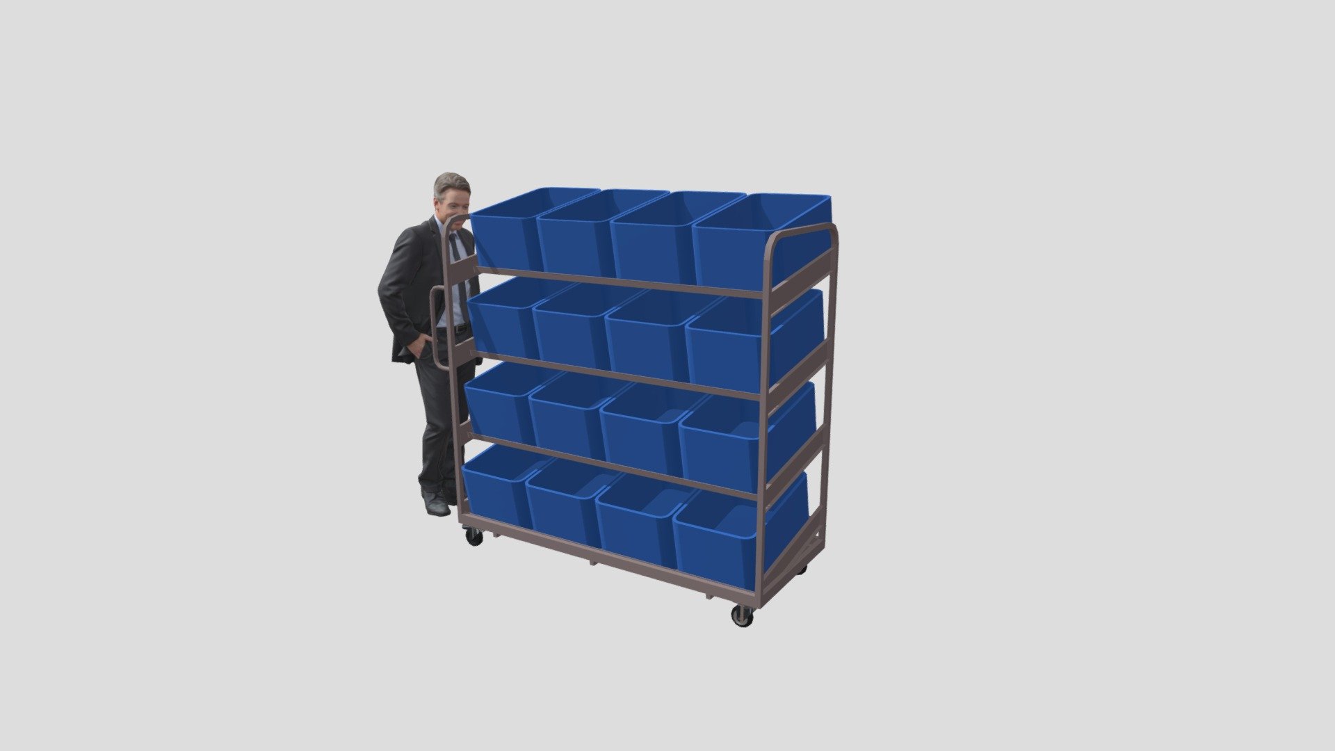 Jonny trolley blue totes (600 x 400 x 280) - 3D model by 3D-VIEW (@Jake ...