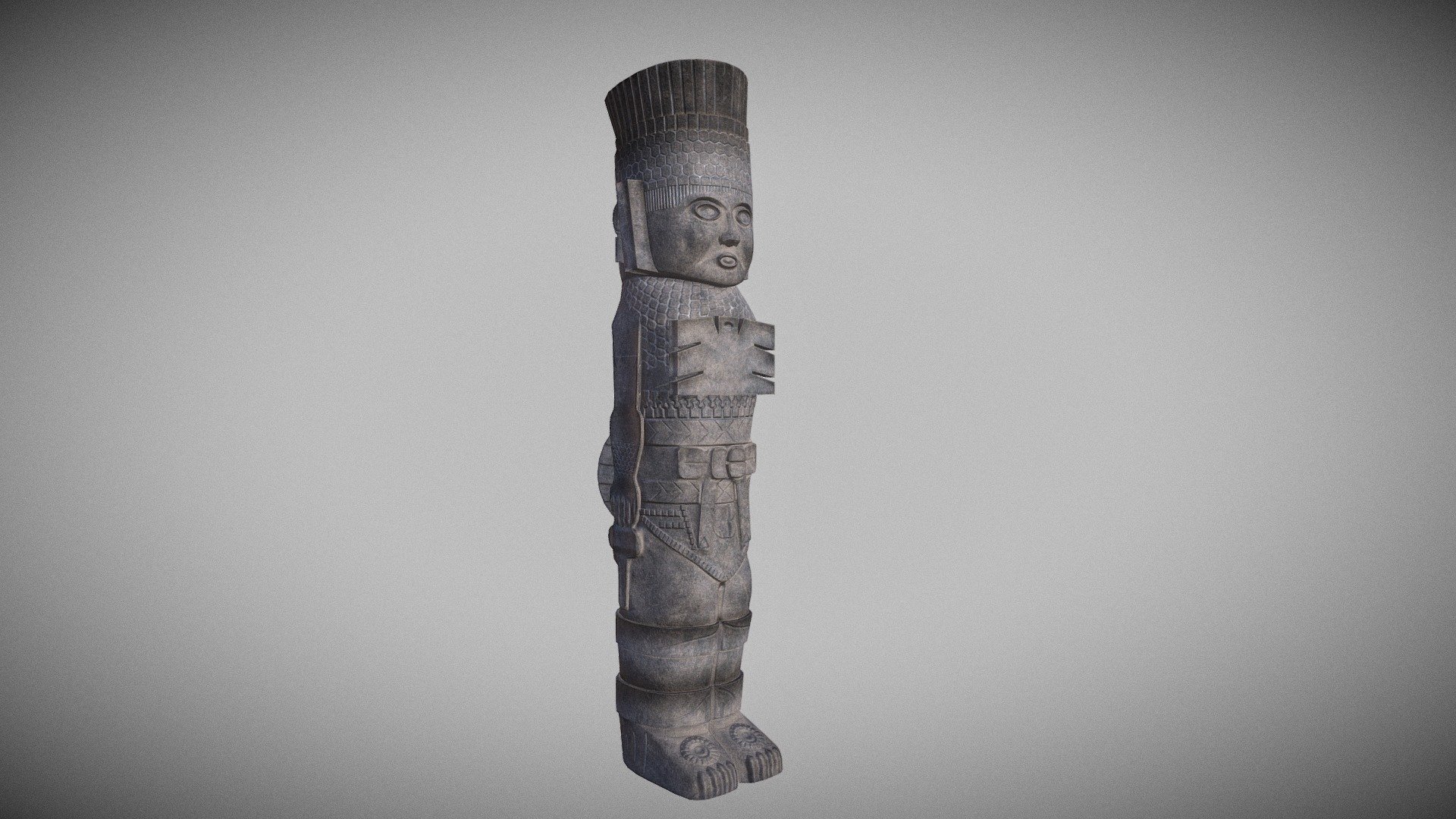 Toltec warrior - 3D model by Marlborn [c9df69d] - Sketchfab