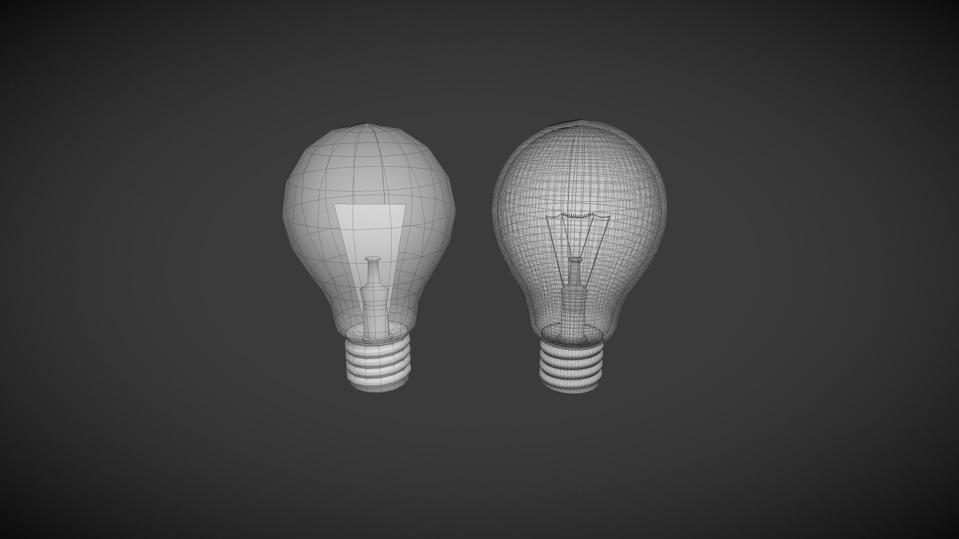 żarówki wireframe - 3D model by bueczkazmaslem [c9e01da] - Sketchfab