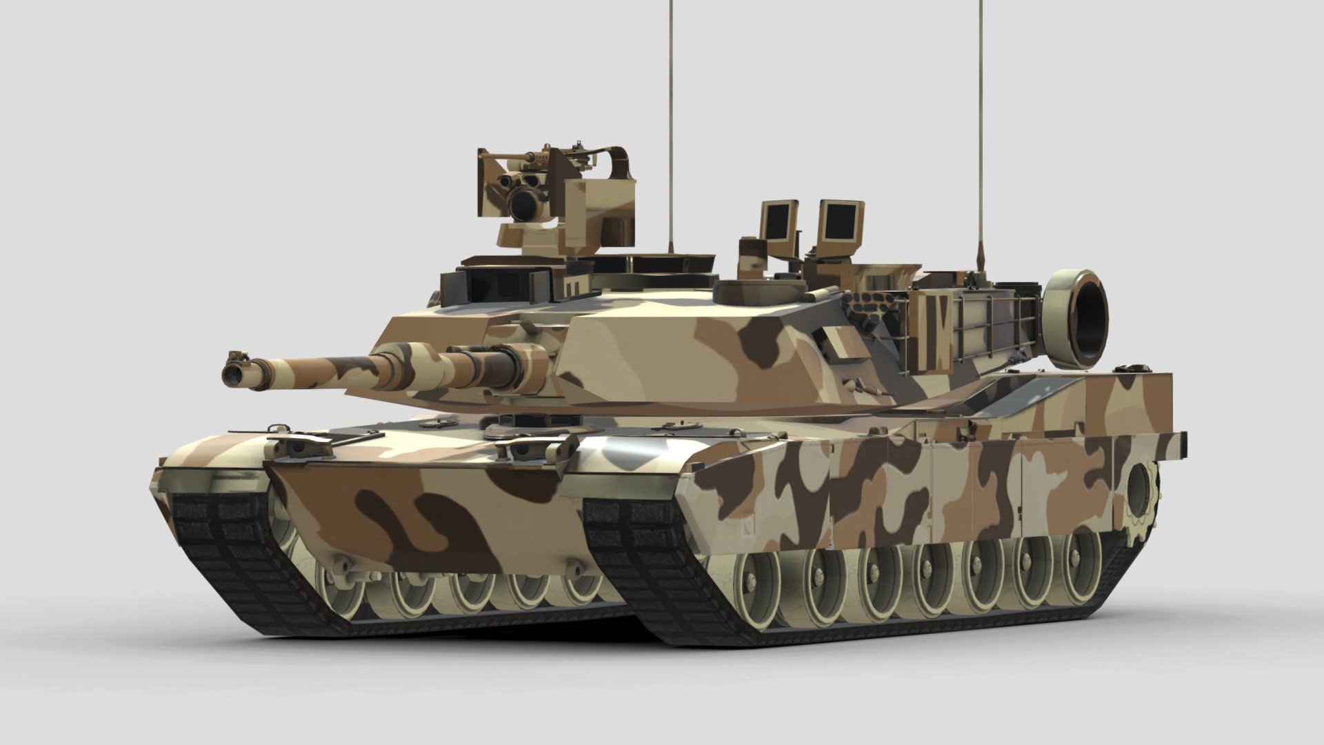 M1A2 Abrams Crows - Download Free 3D model by Muhamad Mirza Arrafi ...