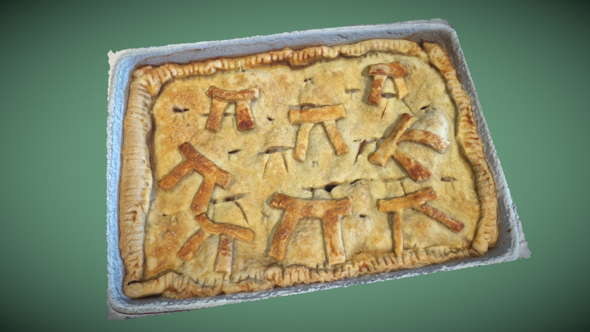 Pi Day Crust - 3D model by gspeed0689 [c9e2e9d] - Sketchfab
