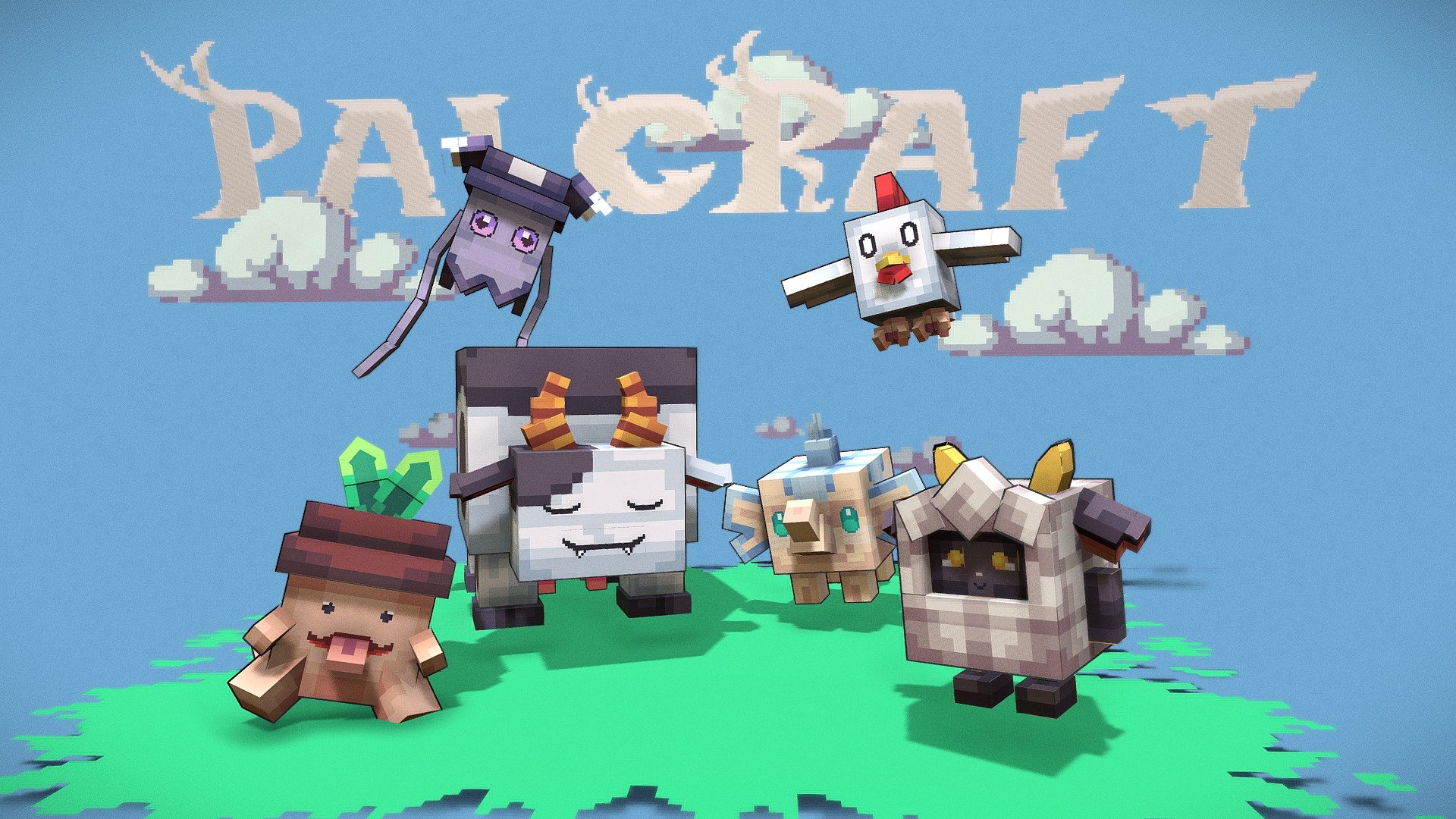 PalCraft - Pal's PART 1 [PalWorld] - 3D model by Maks - Art (@maksart1 ...