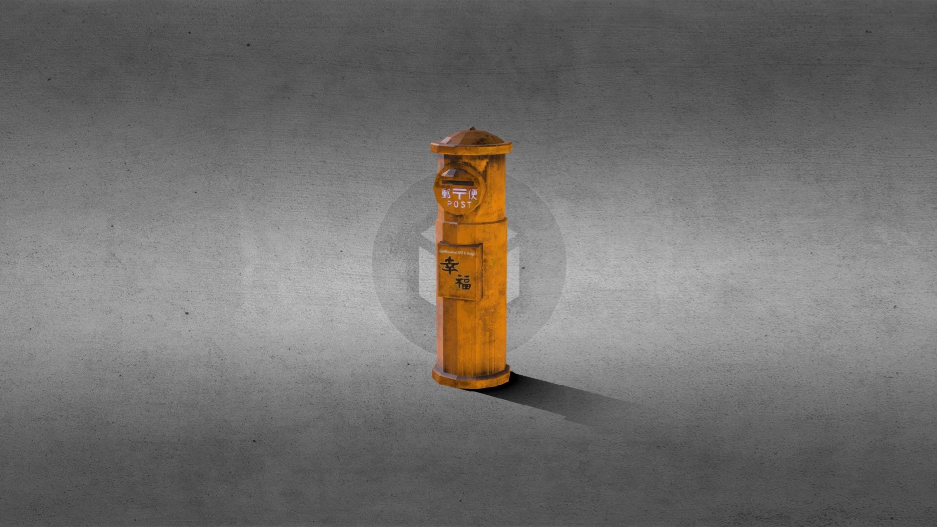 Japanese mail box 幸福郵筒 - Download Free 3D model by Dreammaker999 ...