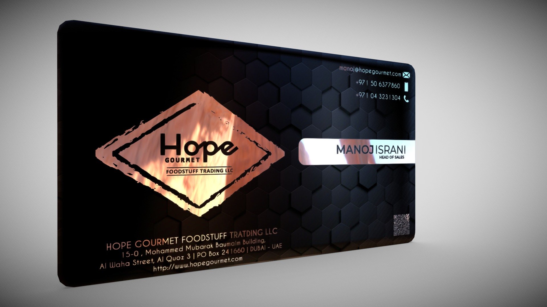 BUSINESS CARD - 3D model by jits.soni [c9e5943] - Sketchfab