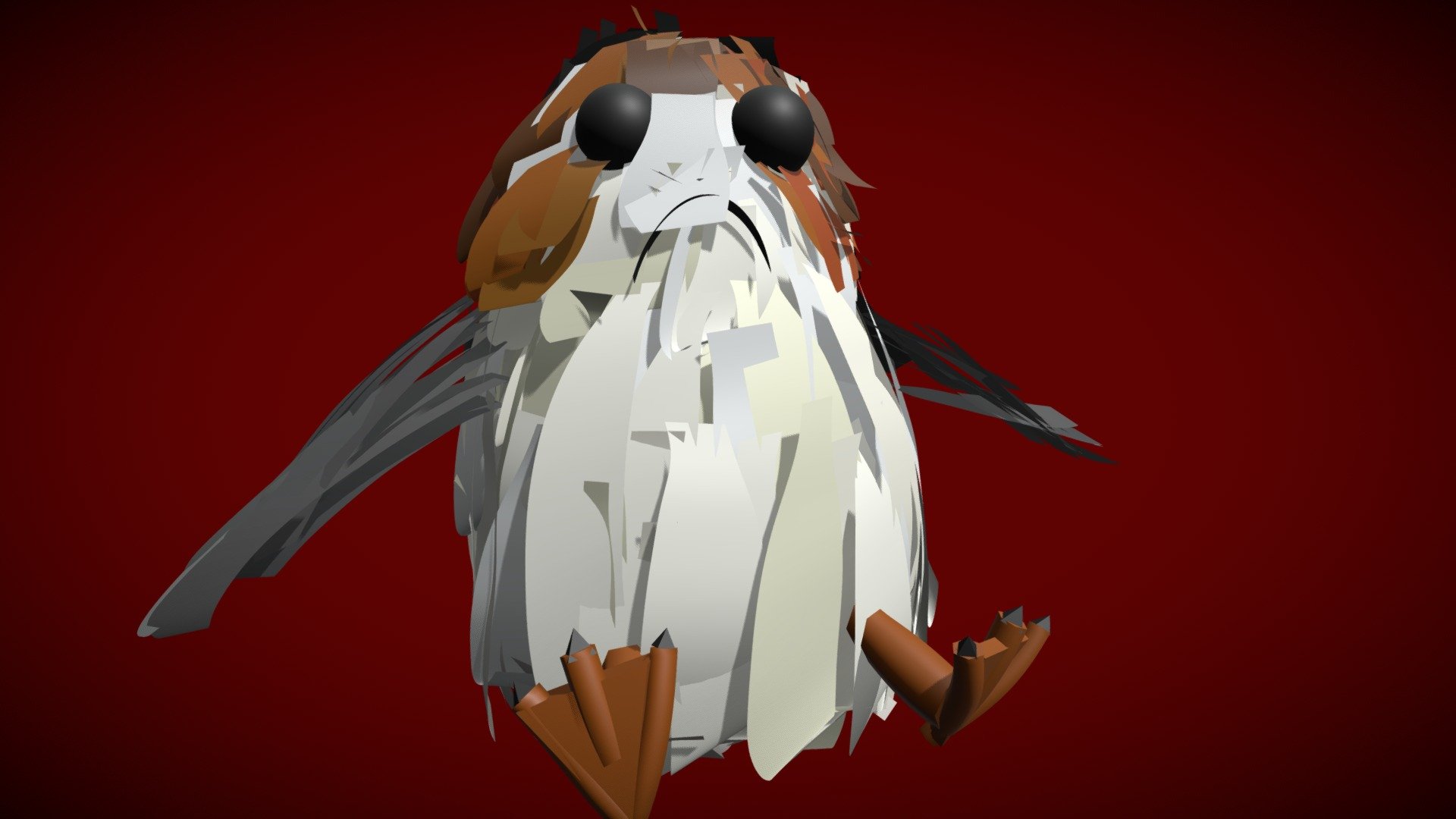 Porg - 3D model by maxiw [c9e7de9] - Sketchfab