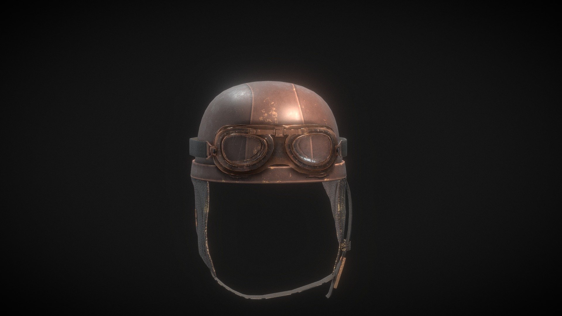 Classic Pilot Helmet - Download Free 3D model by chung_the_artist ...