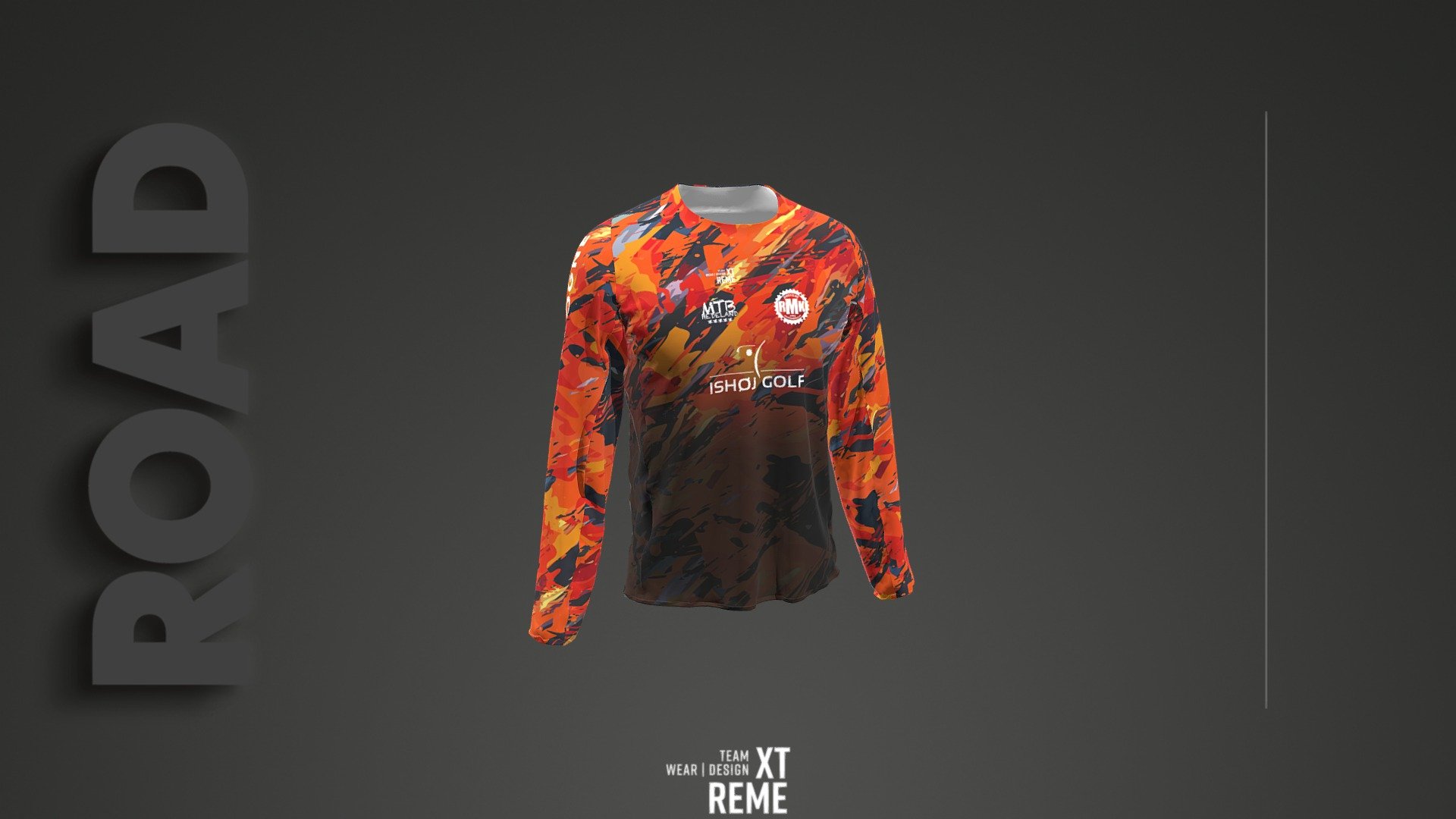 RMK 2024 - L/æ MTB trøje 04243 - 3D model by Konggaard - Xtreme Custom (@Konggaard) [c9eb5c0 ...