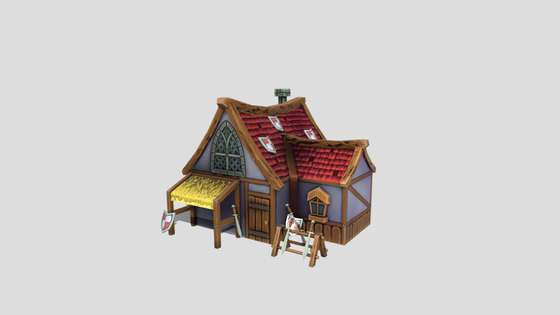 Barracks - 3D model by stratemacy [c9ef6b1] - Sketchfab