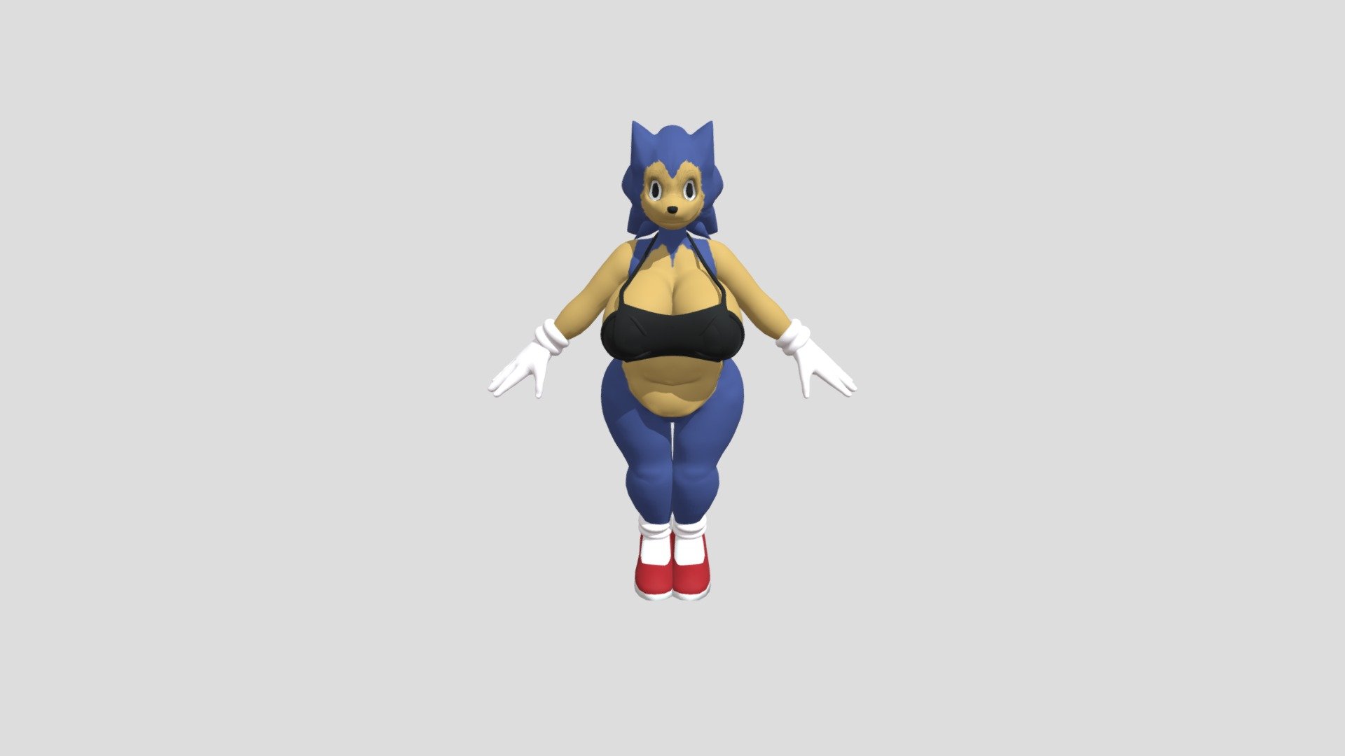 Sonic Exe Female Download Free 3d Model By Joaquinhernandeztatin01
