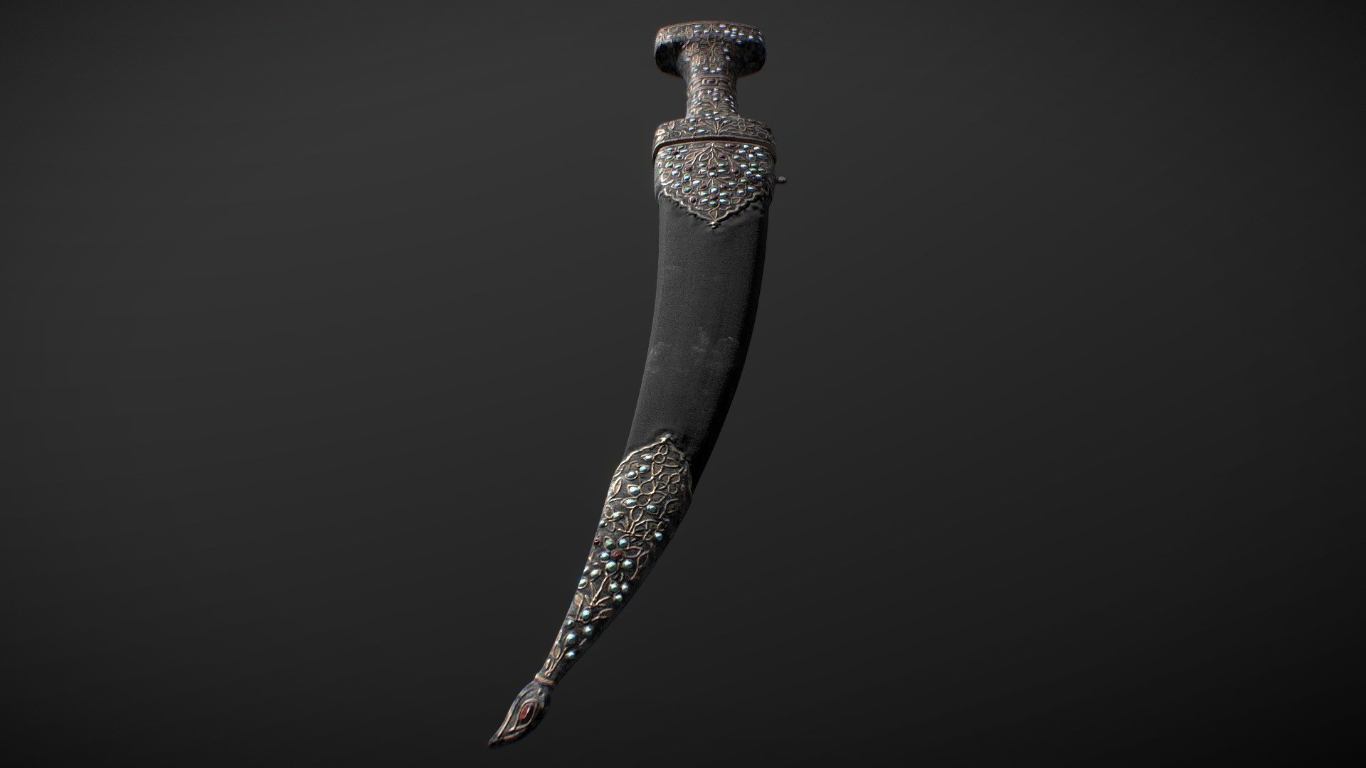 Ancient Indian Dagger - Buy Royalty Free 3D model by arloc [c9efb01 ...