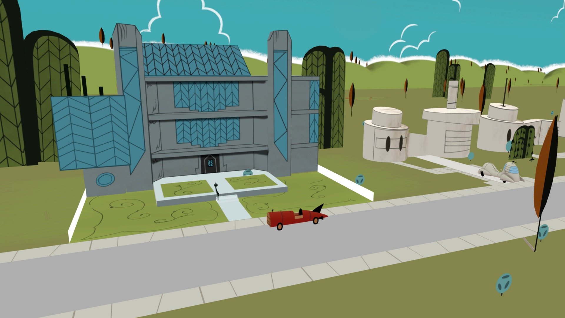 Nickelodeon All Star Brawl Tremorton Location 01 - 3D model by SMF ...