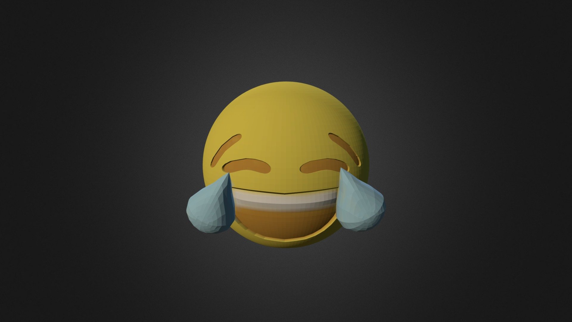 Laugh Til You Cry - 3D Emoji - 3D model by makemode [c9f291f] - Sketchfab