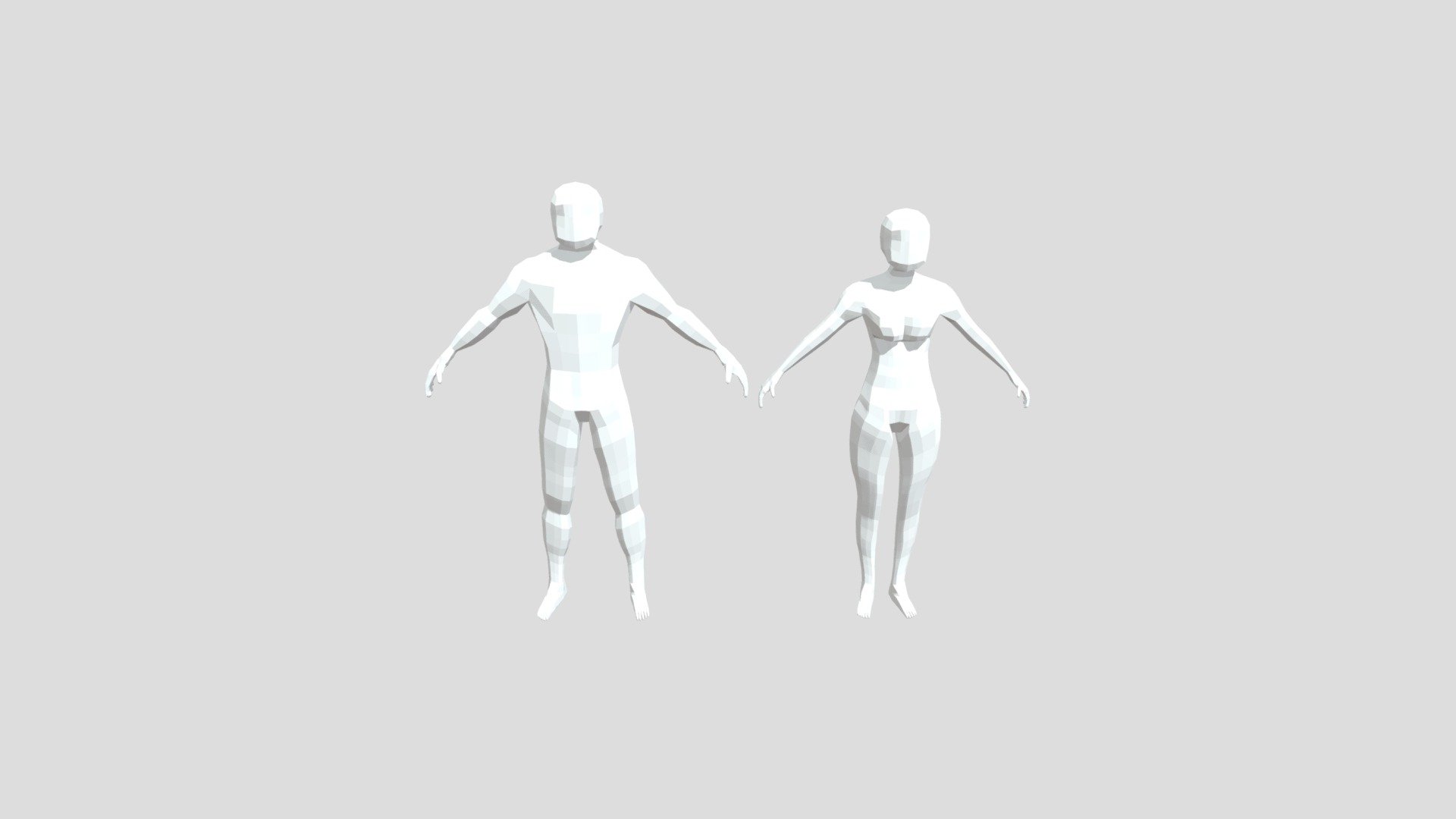 Human Low Poly 3D Model - 3D model by mimmiehellgirl [c9f2ef3] - Sketchfab