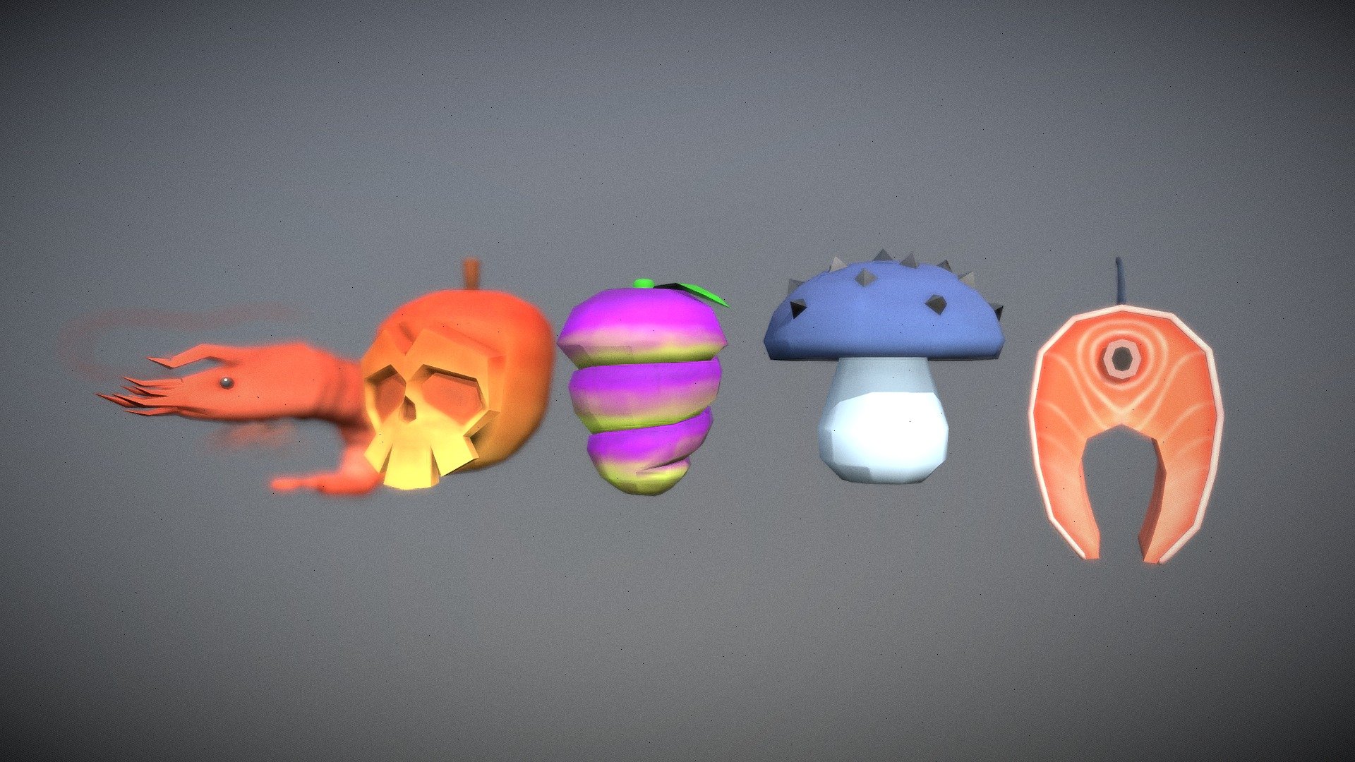Isekai Foods | 이세계 식재료 - Download Free 3D model by 융해열흡수 (@heat_of ...