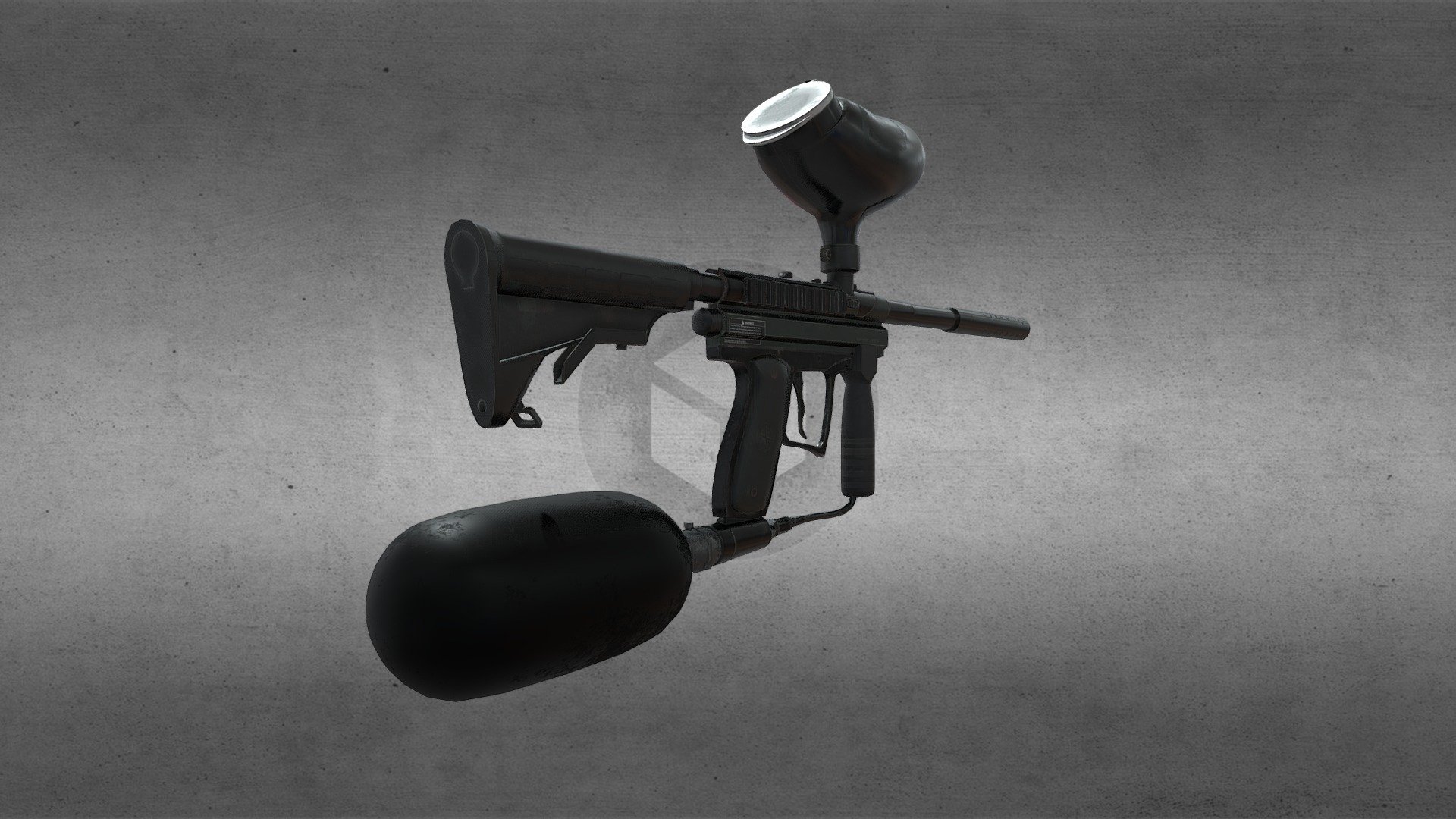 Paintball Gun - Download Free 3D model by Judith Solomon (@miraclejudy3 ...