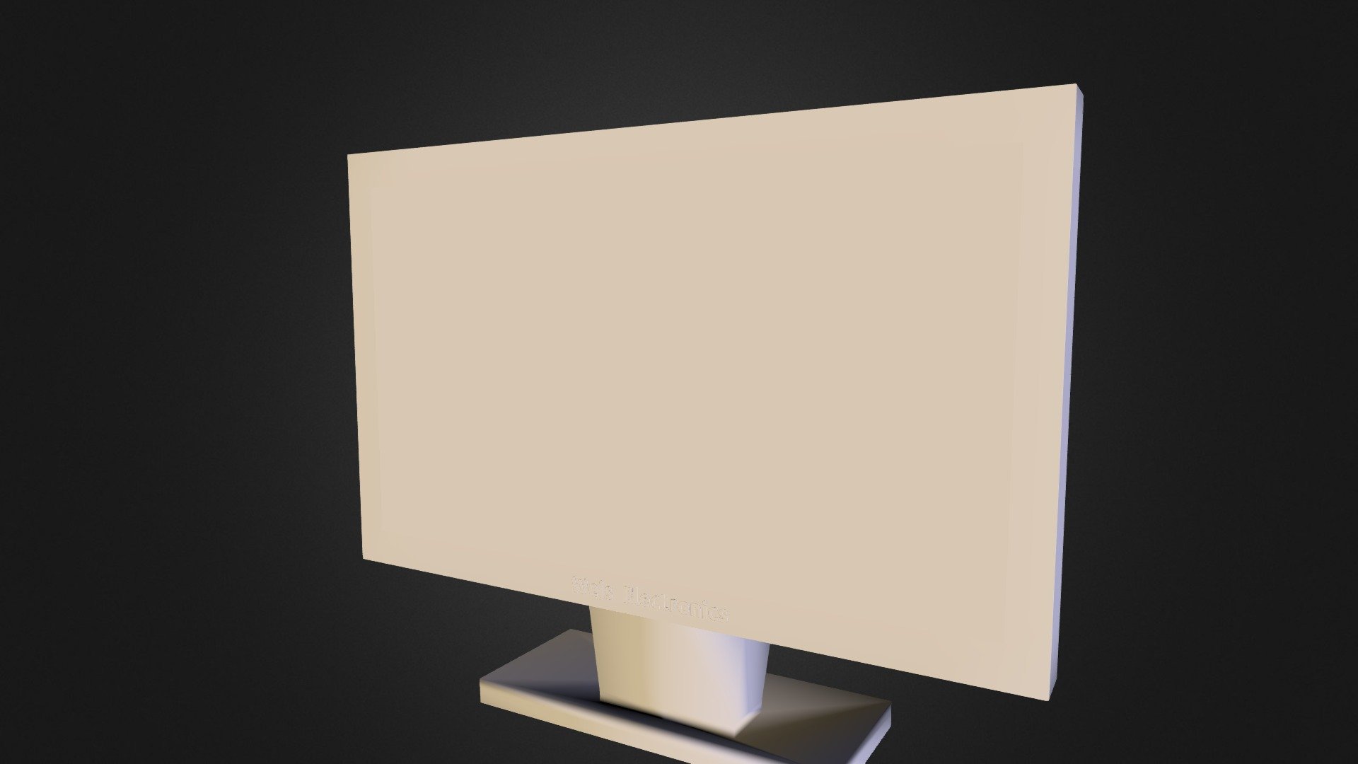 monitor - 3D model by MaxonWeis [c9f45b1] - Sketchfab