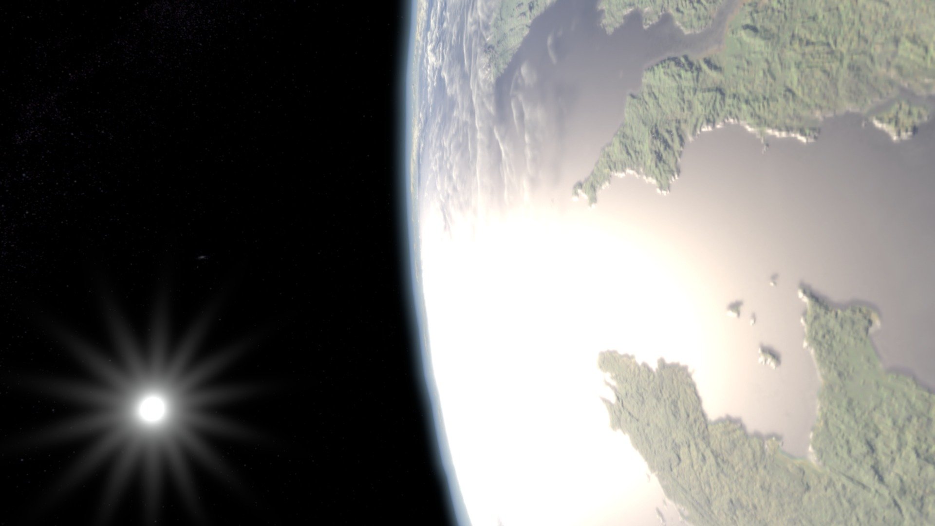 Low Earth Orbit Western Europe Skybox - Download Free 3D model by Luis ...