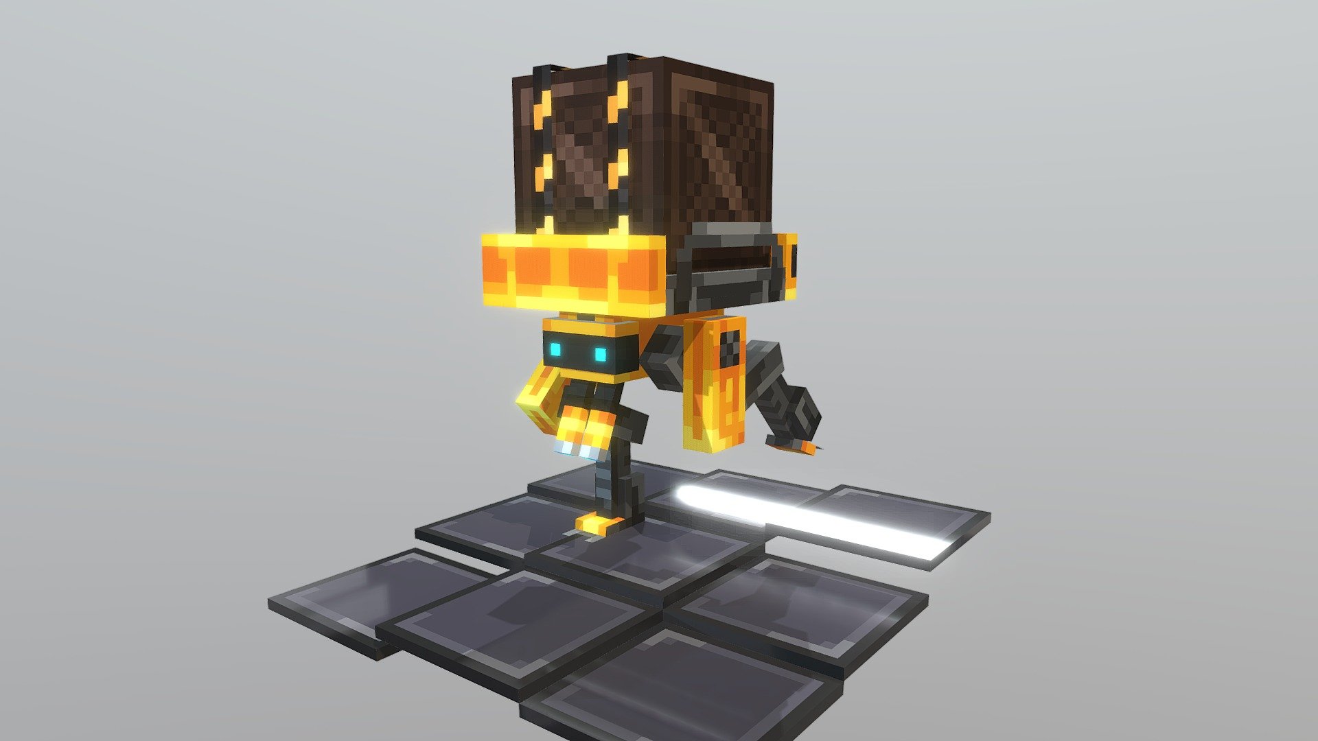 Loading Crab-Bot MK1 - 3D model by Amanikton [c9f6721] - Sketchfab