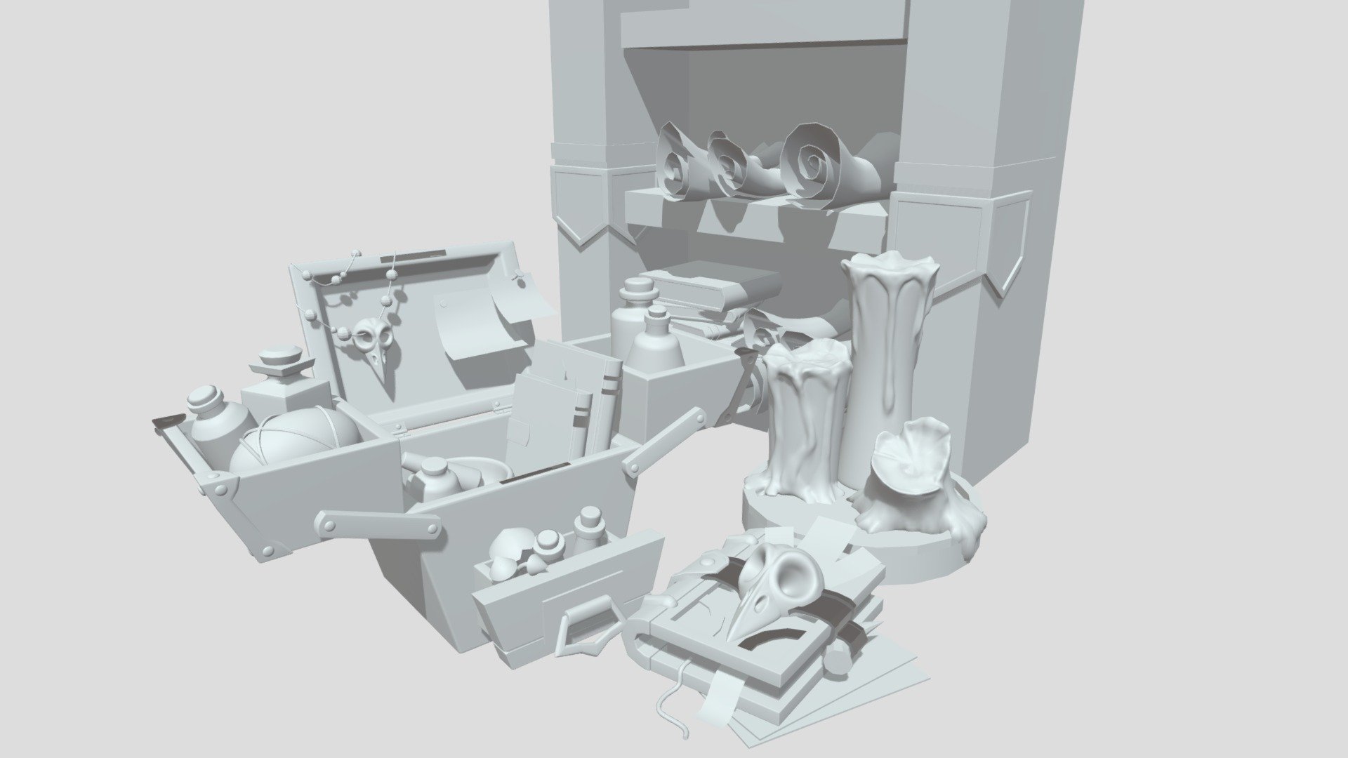 Witchbox - 3D model by Ashe Trinh (@asheTrinh) [c9f7a83] - Sketchfab