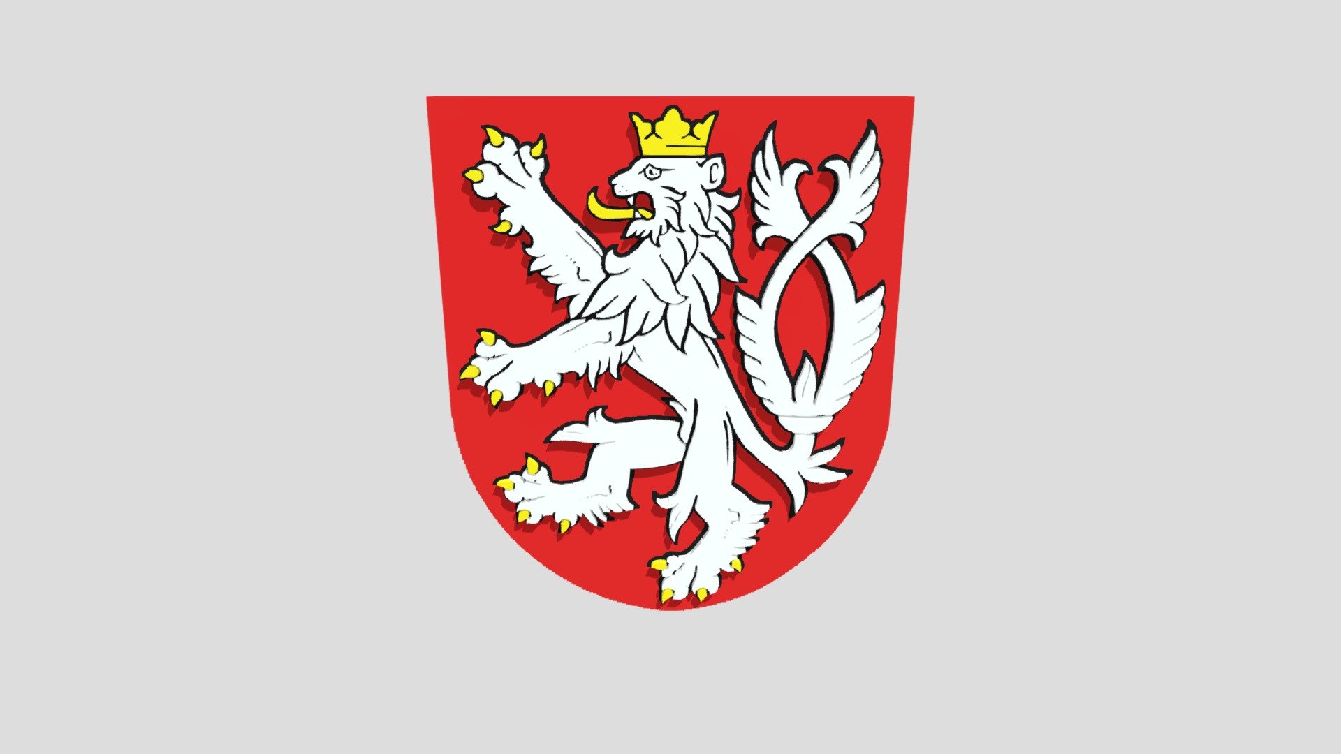 Czech coat of arms - Download Free 3D model by Rosta949 (@tankovaesa ...