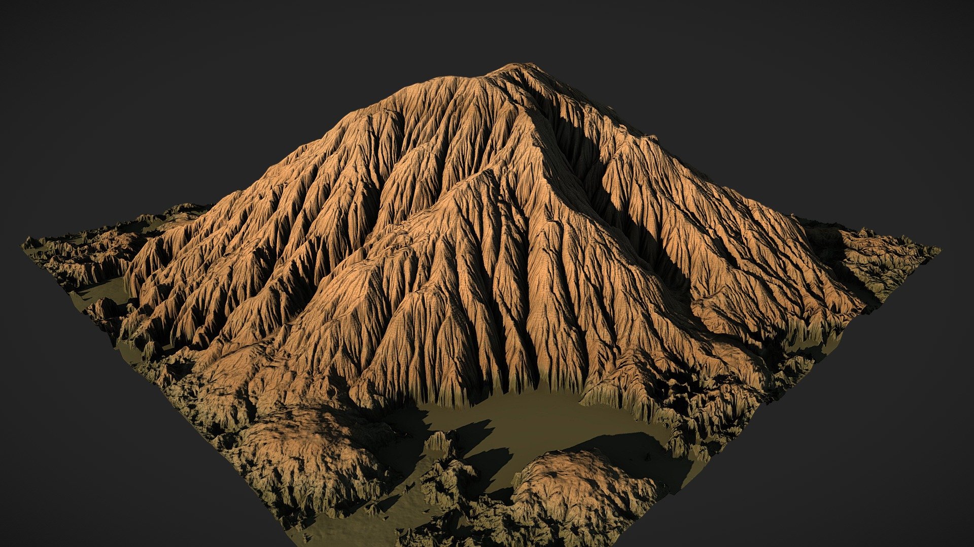 Brown Mountain - Buy Royalty Free 3D model by lissa79fox [c9f84fd ...