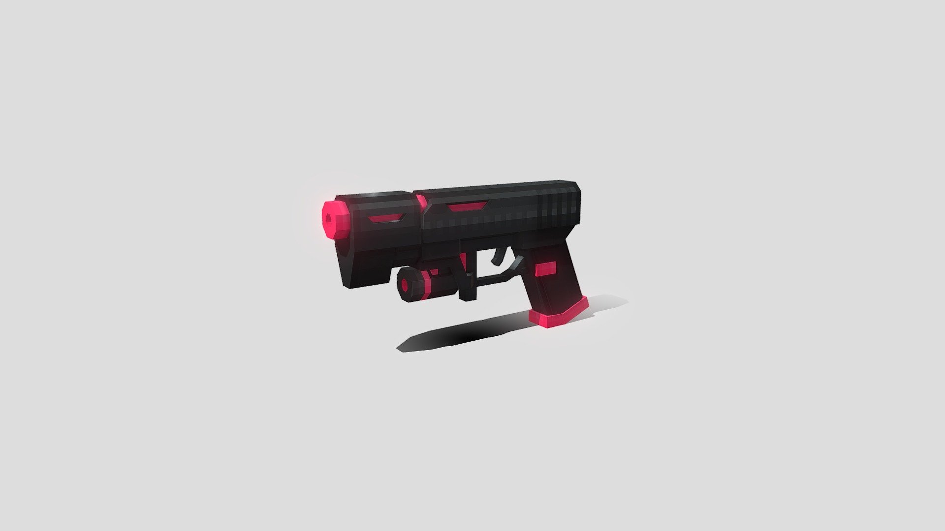Pink Gun - 3D model by JSYoon [c9f980b] - Sketchfab