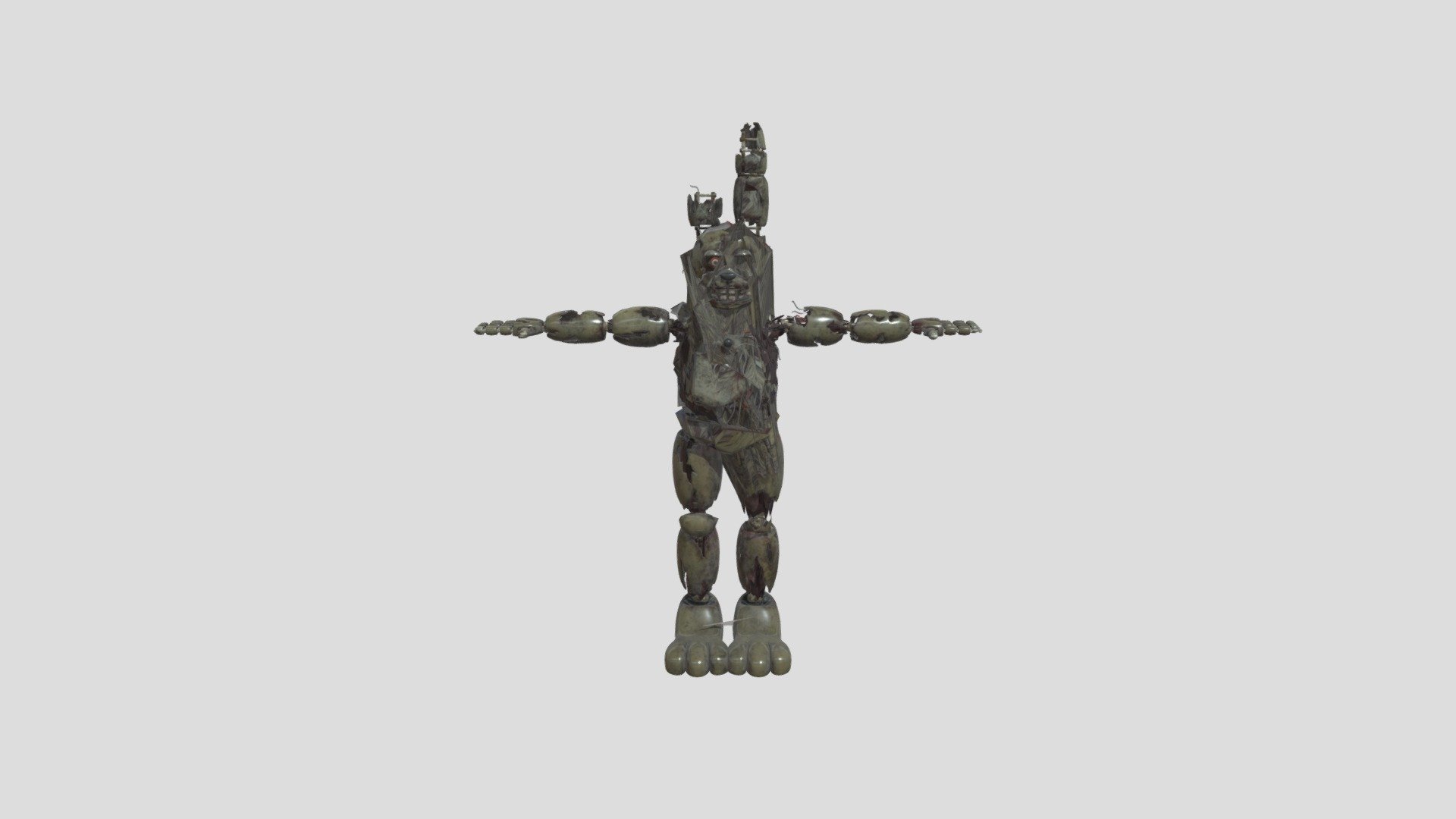 Springtrap TTO Low Poly - Download Free 3D model by Fnaf_p3d [c9fa621 ...