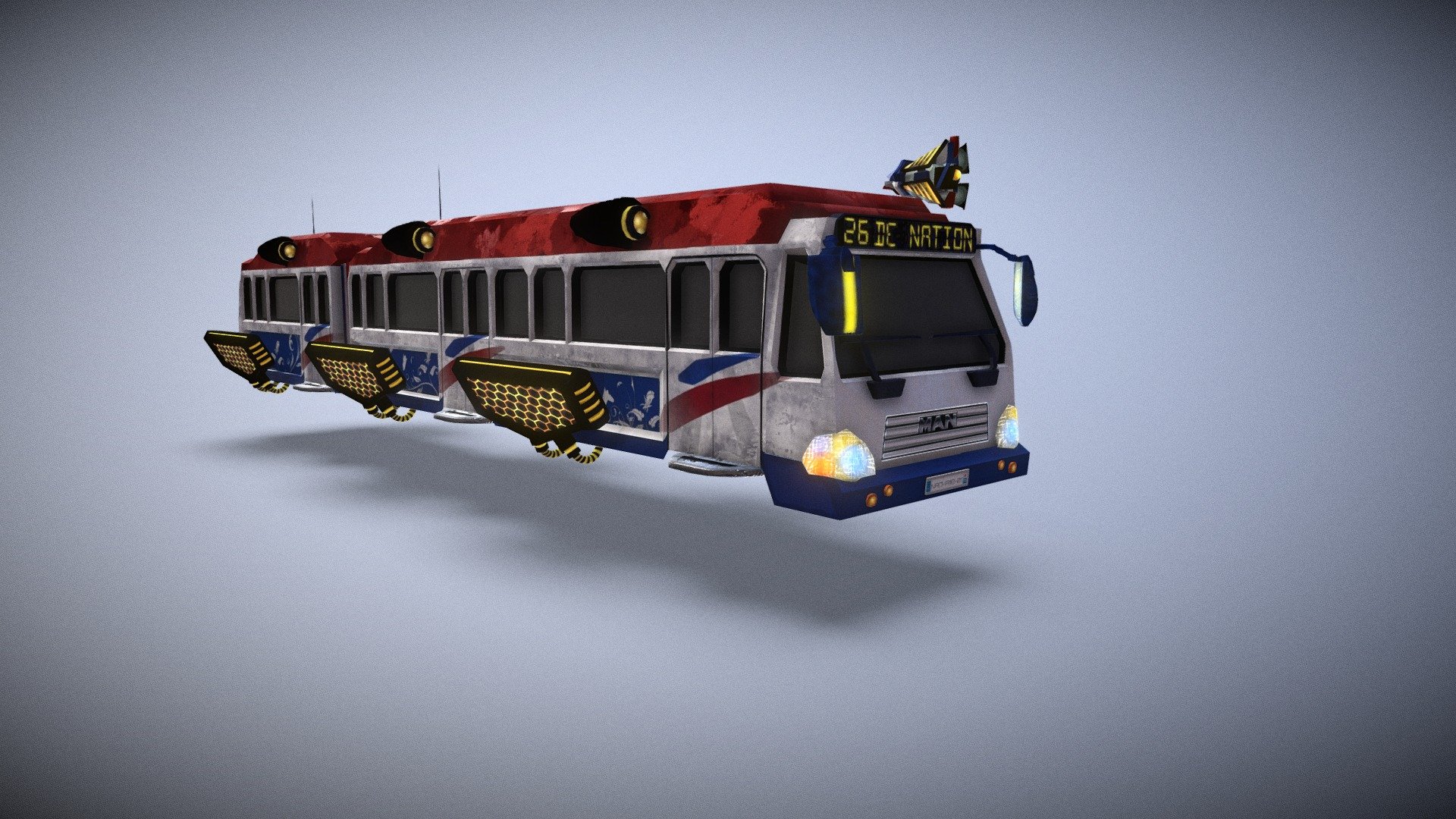 Paris_Autobus_Tech - 3D model by lmartel [c9fabf8] - Sketchfab
