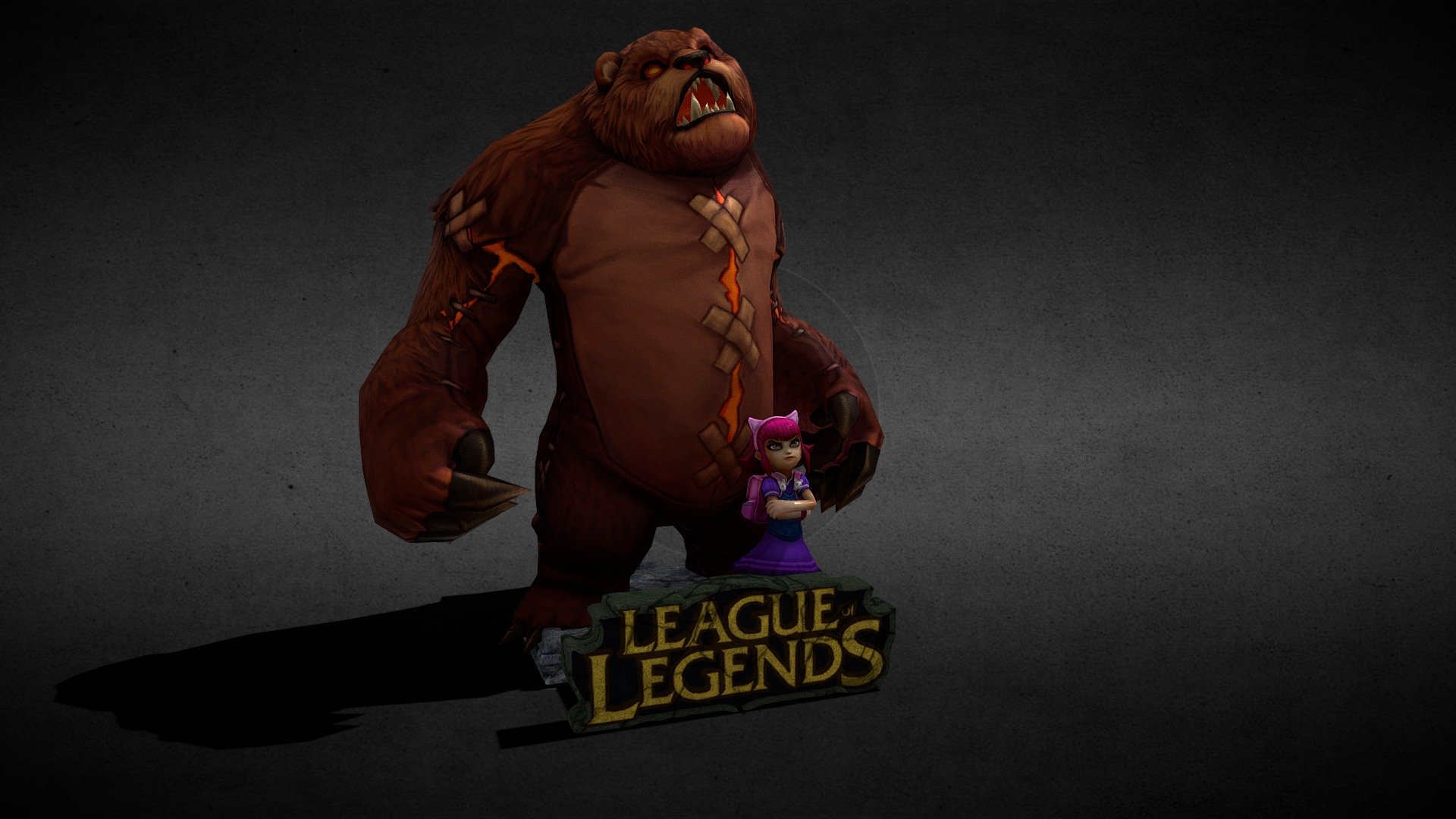 ANNIE E URSO League of Legends, - Download Free 3D model by MARCIODIAS ...
