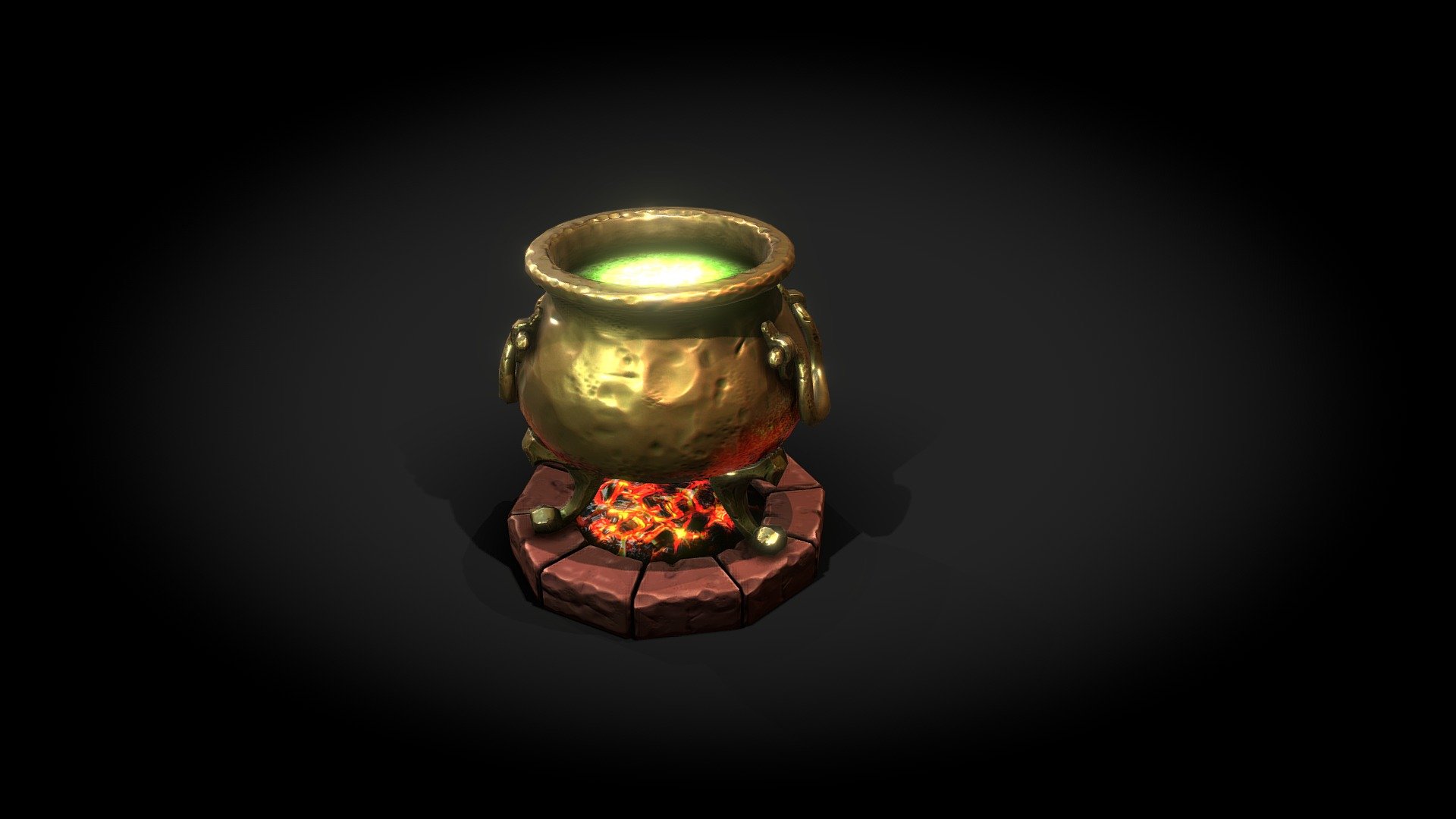 Witch boiler - Download Free 3D model by Alex_Dalt [c9faf20] - Sketchfab